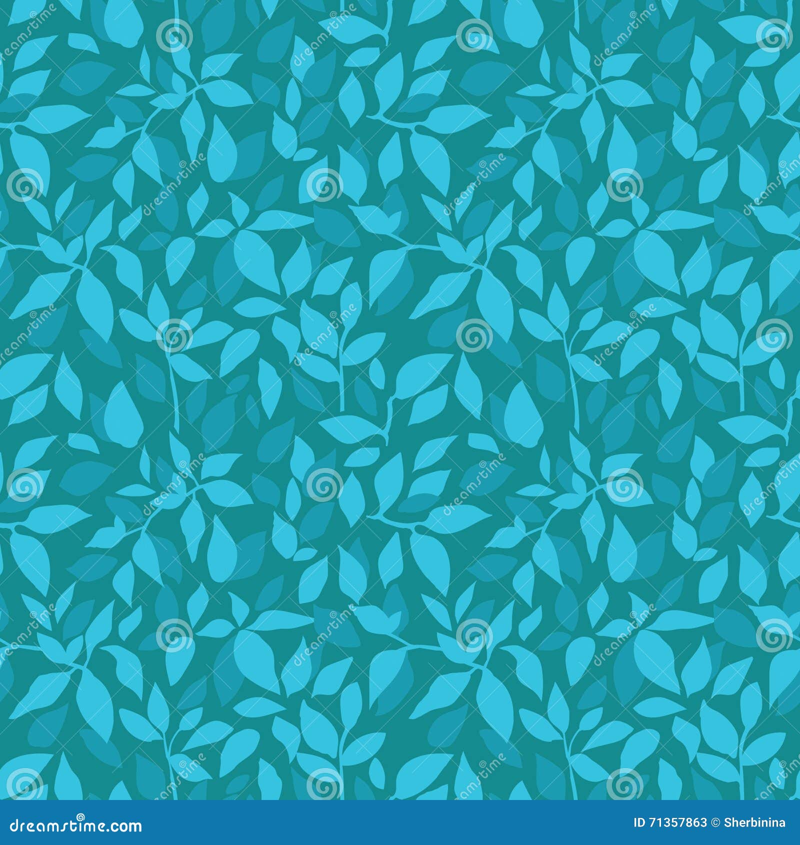 Color leaves pattern stock vector. Illustration of fashion - 71357863