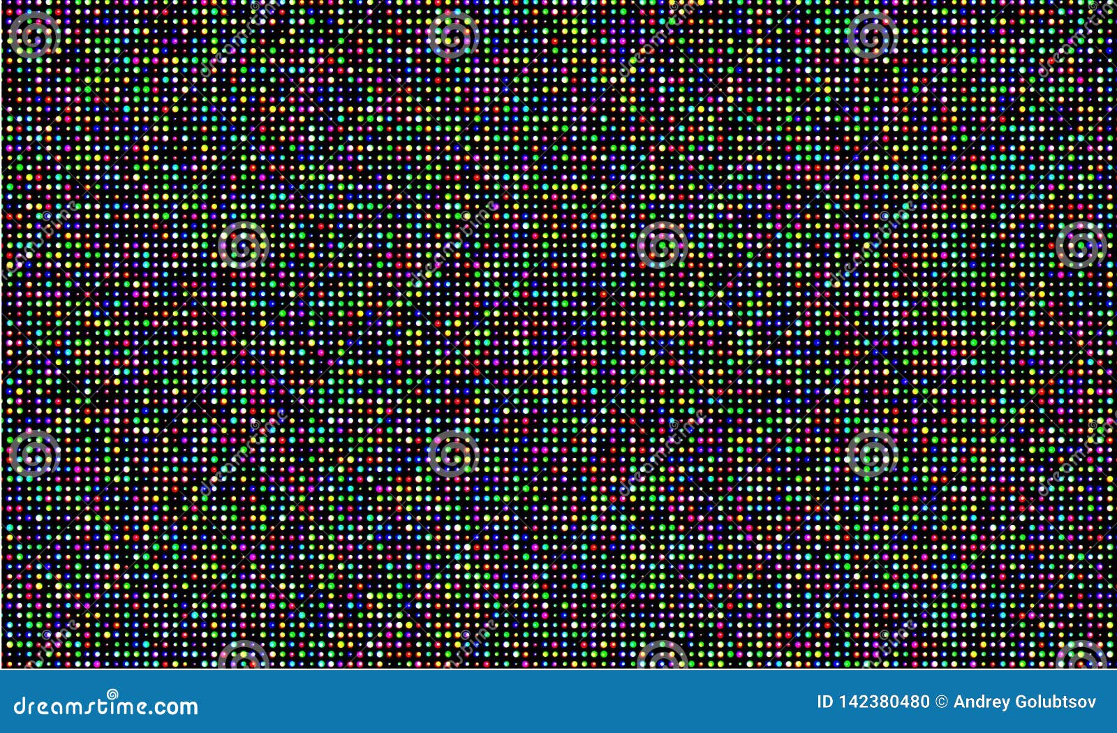 Color LED Video Wall Screen, RGB Color Light Diode Dot Grid Texture ...