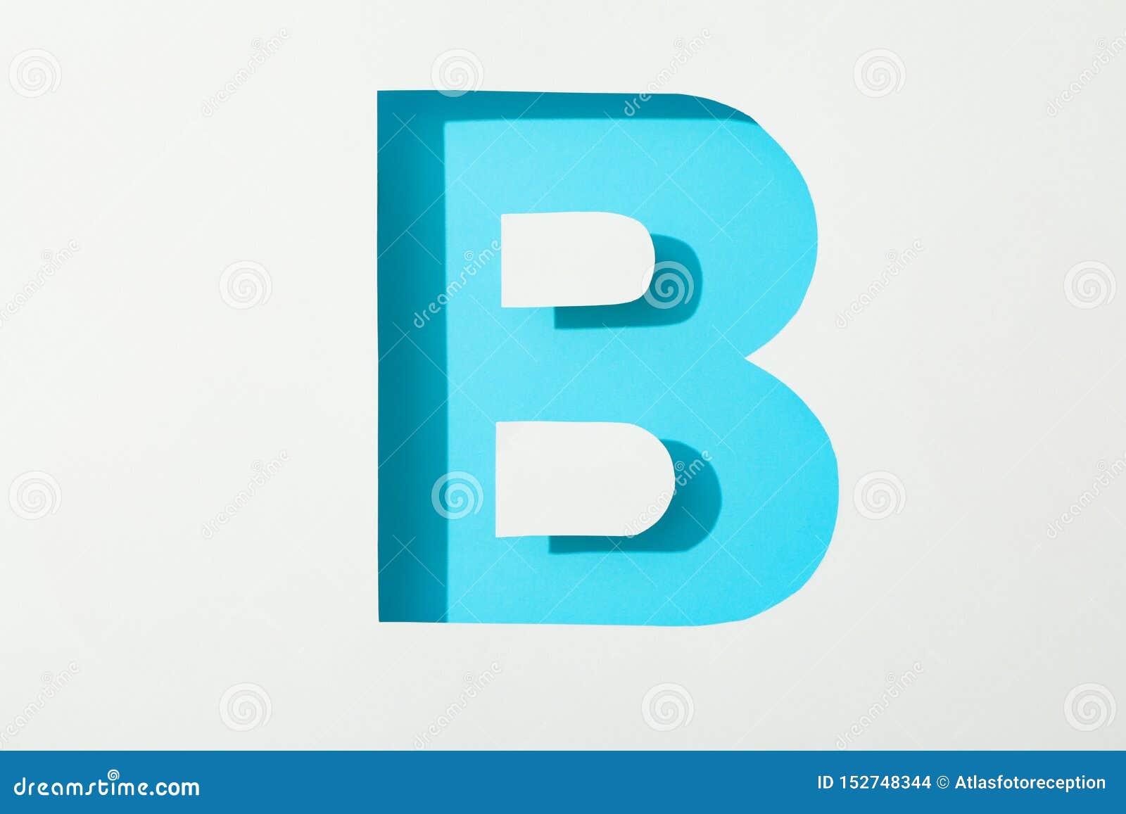 Color Letter B on White Background Stock Photo - Image of text, word ...