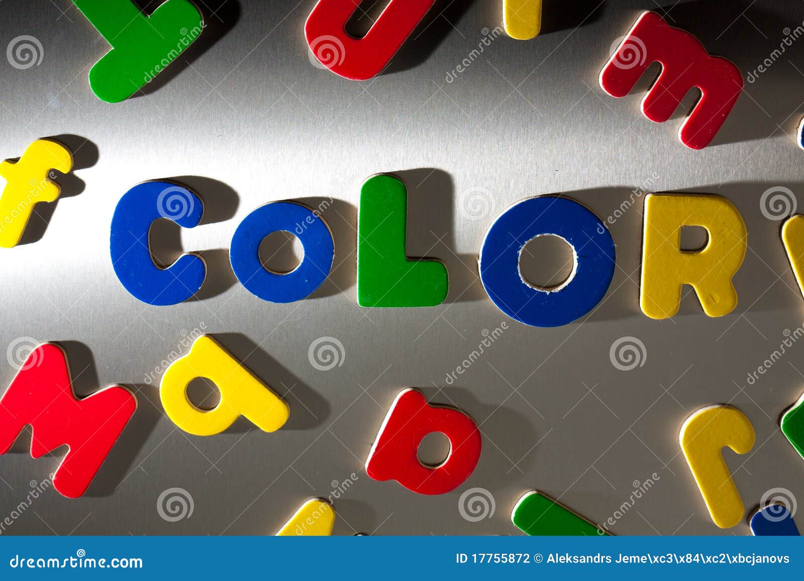 Color letters stock photo. Image of school, word, text - 17755872