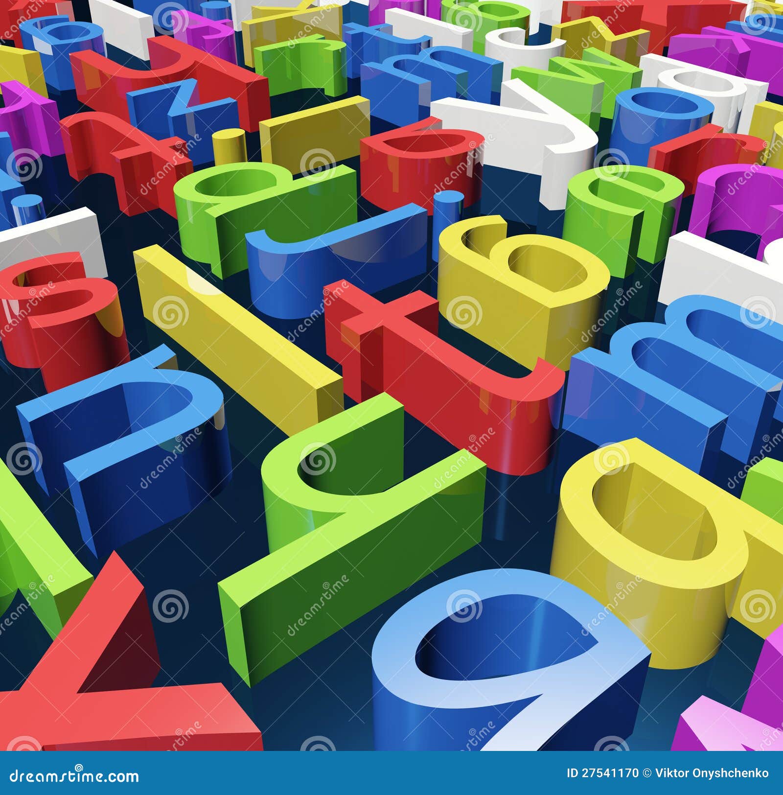 Color letters stock illustration. Illustration of color - 27541170