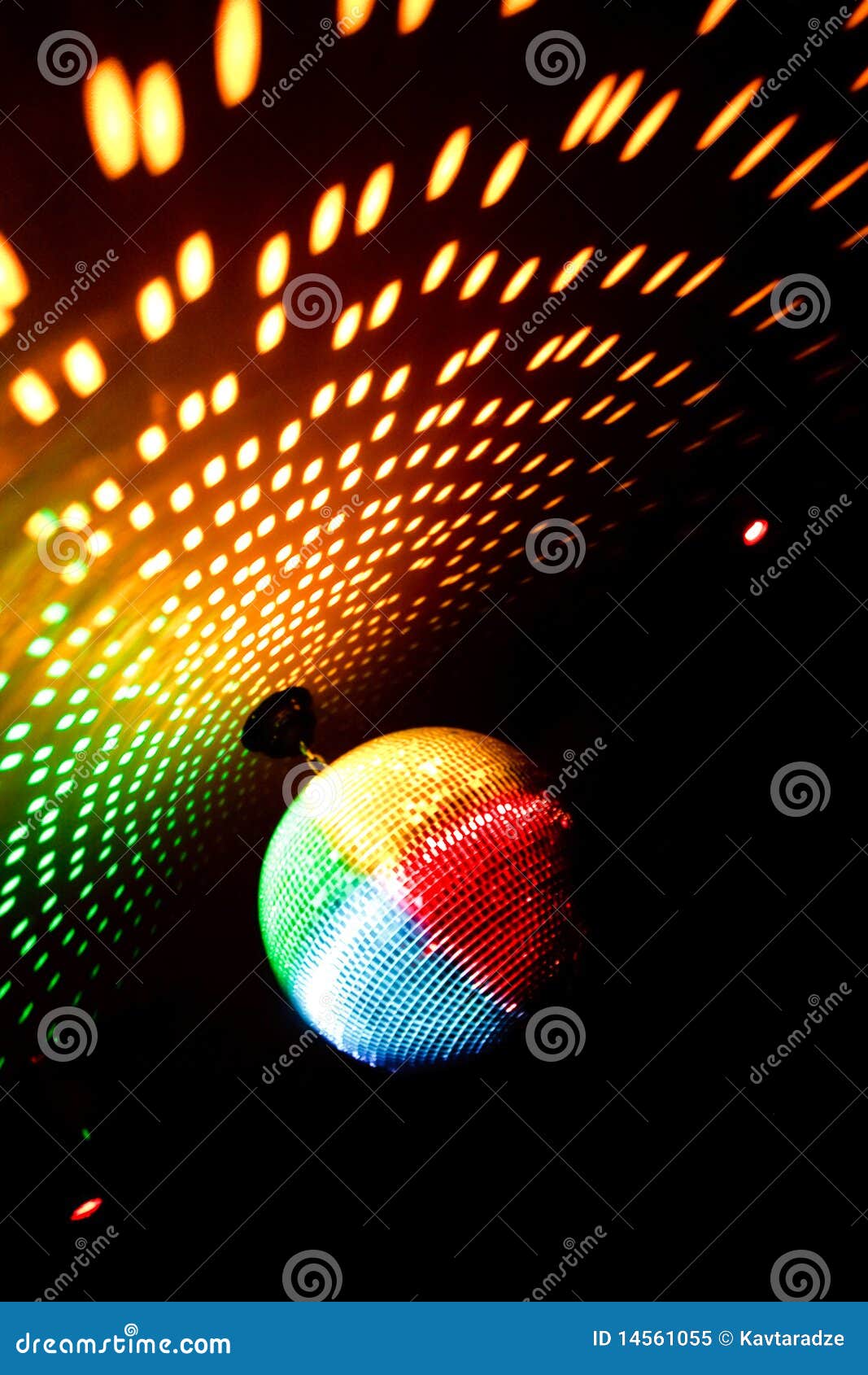 Color light ball stock image. Image of night, ball, cafe - 14561055