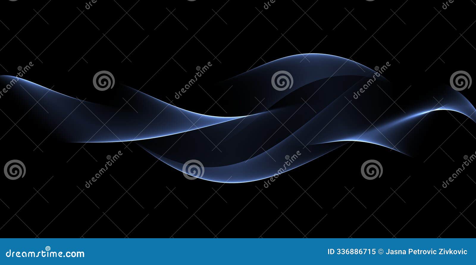 Color Light Blue Abstract Transparent Gradient Waves Design Stock ...