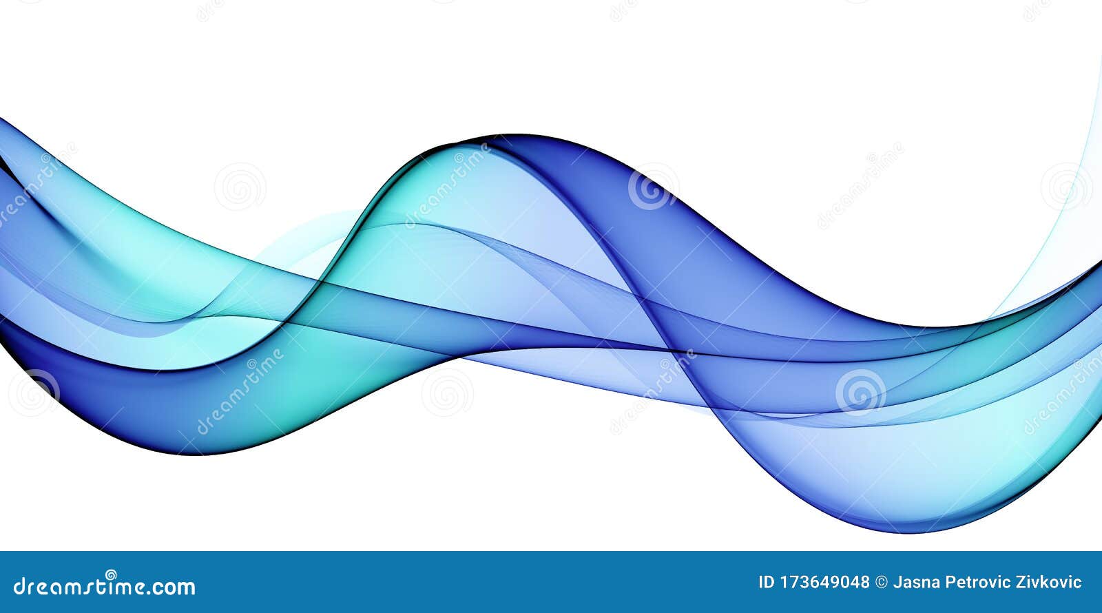 Color Light Blue Abstract Waves Design Stock Illustration ...