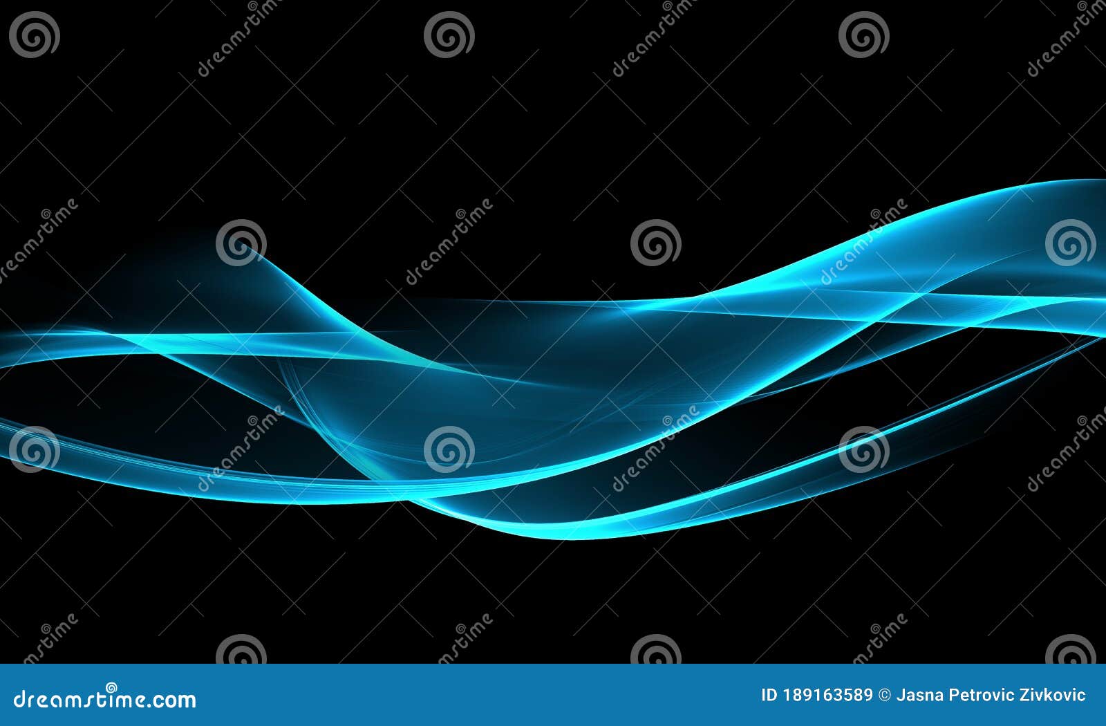 Color Light Blue Abstract Waves Design Stock Illustration ...