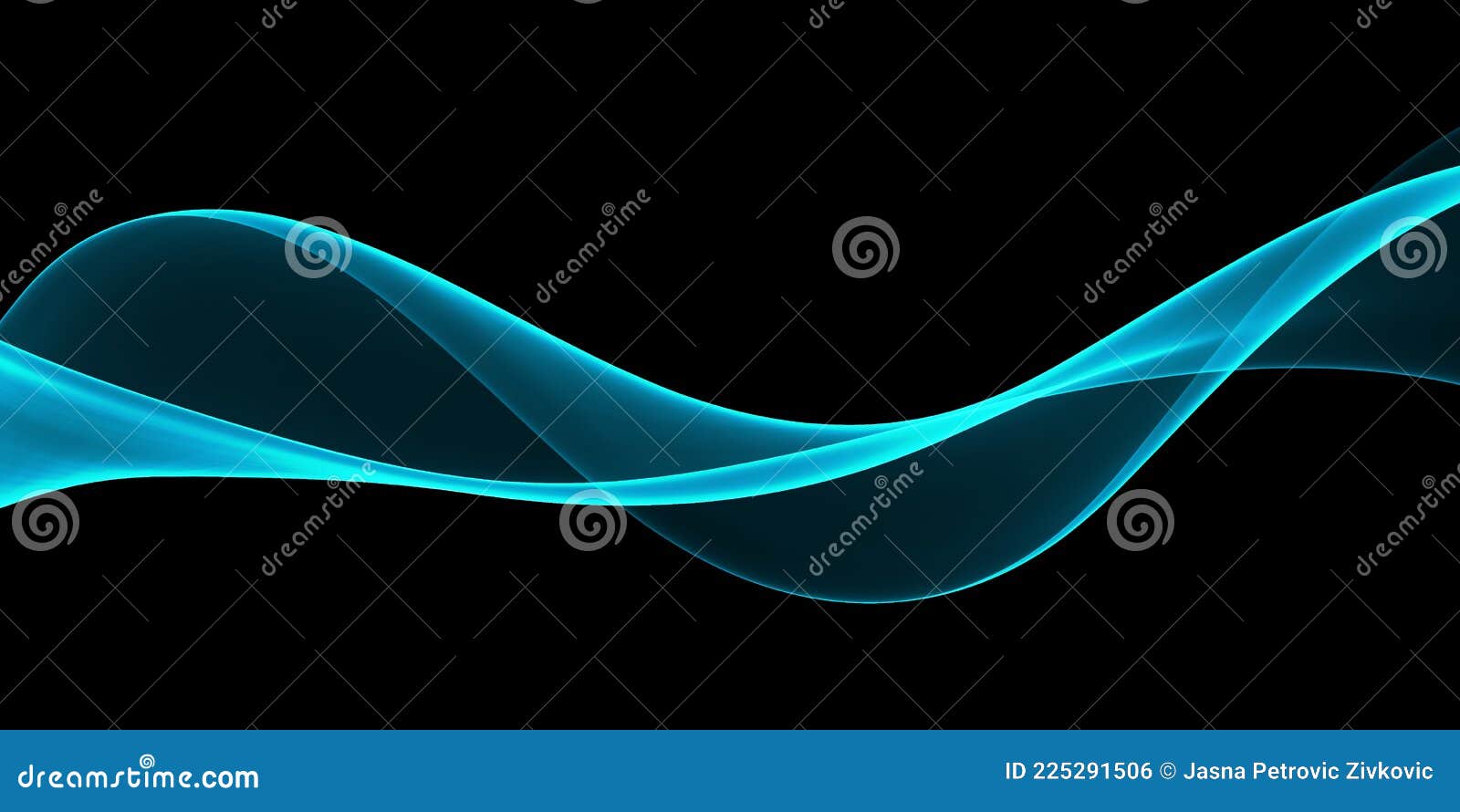 Color Light Blue Abstract Waves Design Stock Illustration ...