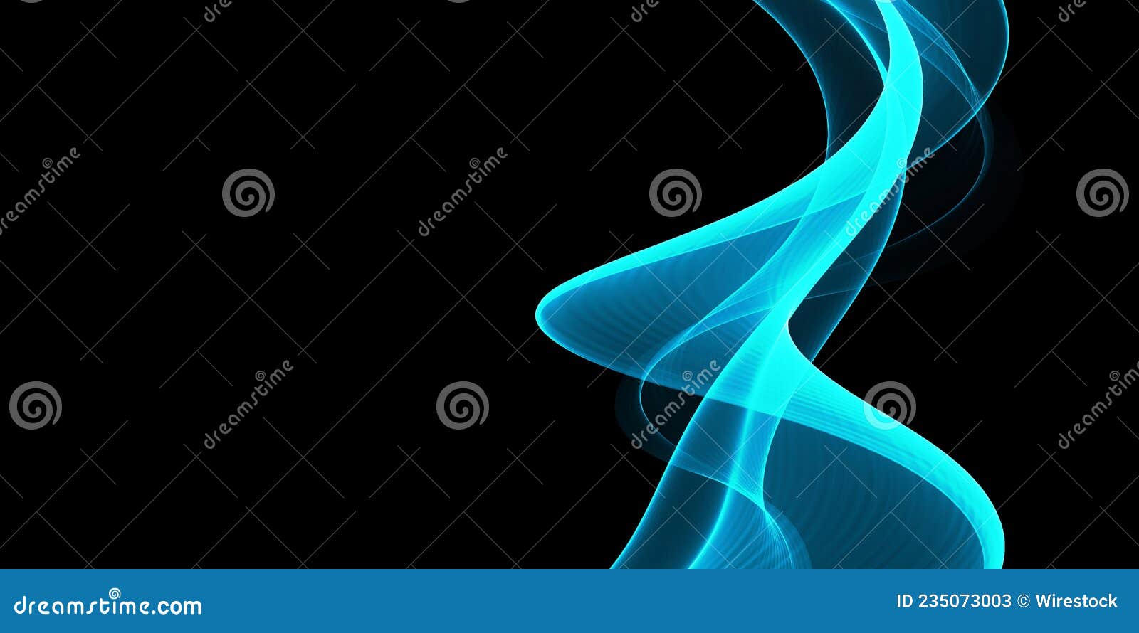 Color Light Blue Abstract Waves Design Stock Illustration ...