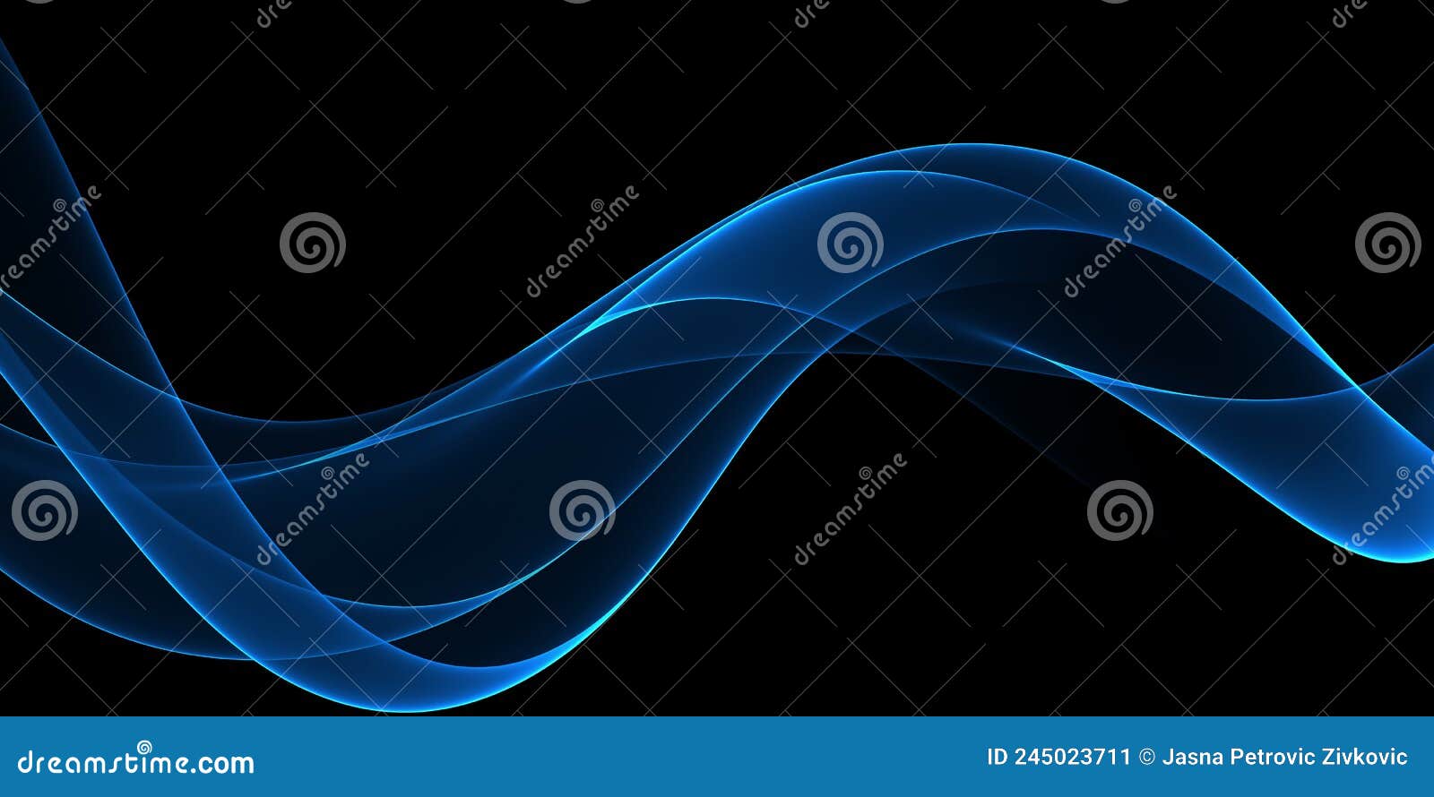 Color Light Blue Abstract Waves Design Stock Illustration ...