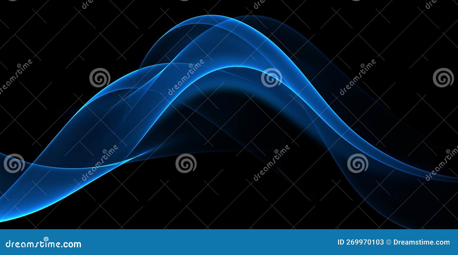 Color Light Blue Abstract Waves Design Stock Illustration ...