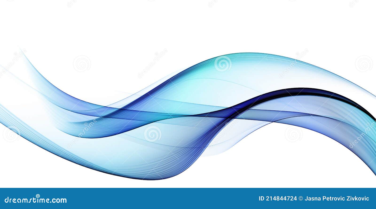 Color Light Blue Abstract Waves Design Stock Illustration ...