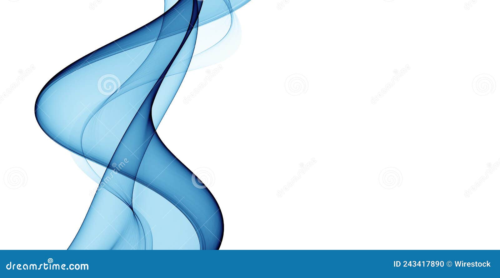 Color Light Blue Abstract Waves Design Stock Illustration ...