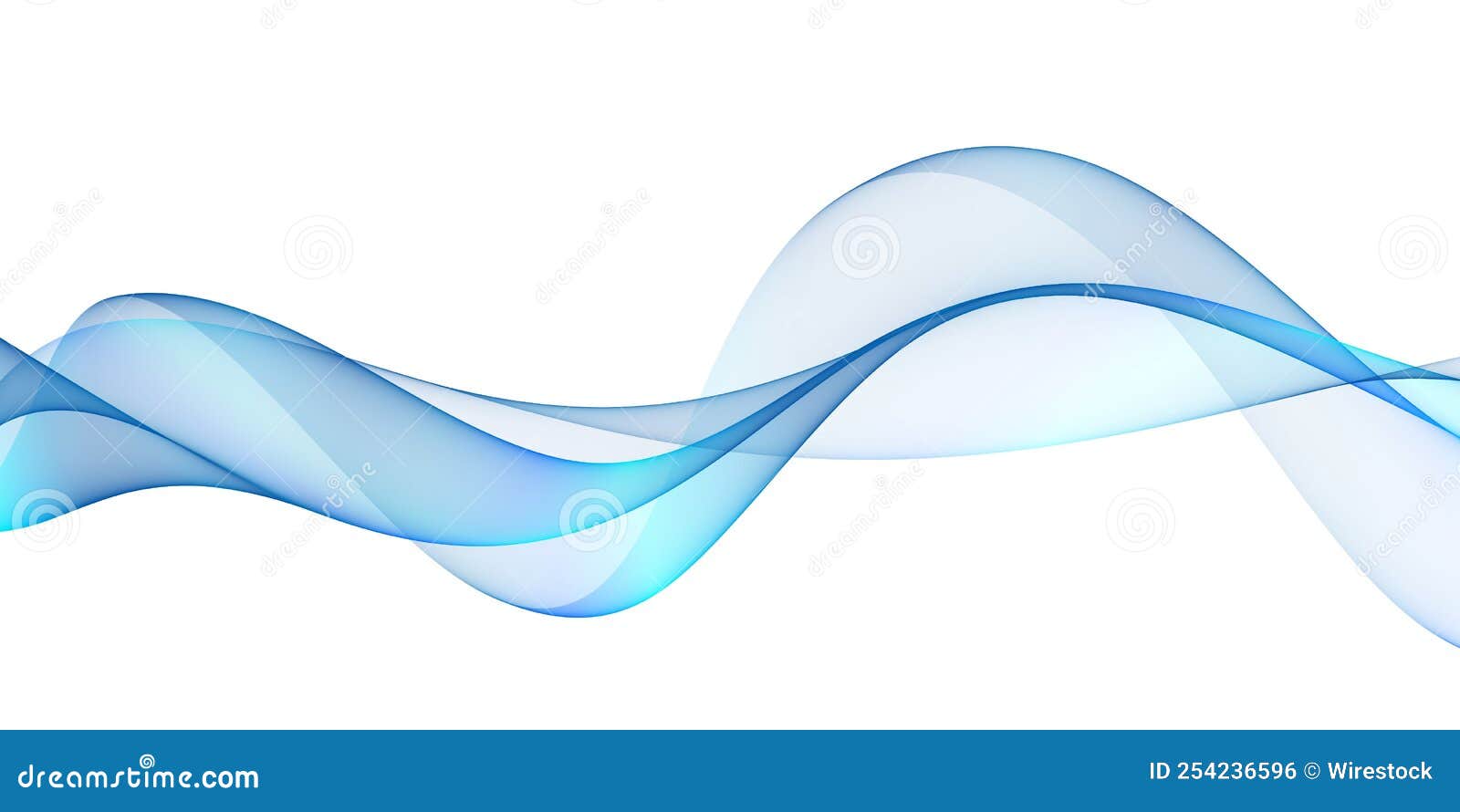 Color Light Blue Abstract Waves Design Stock Illustration ...