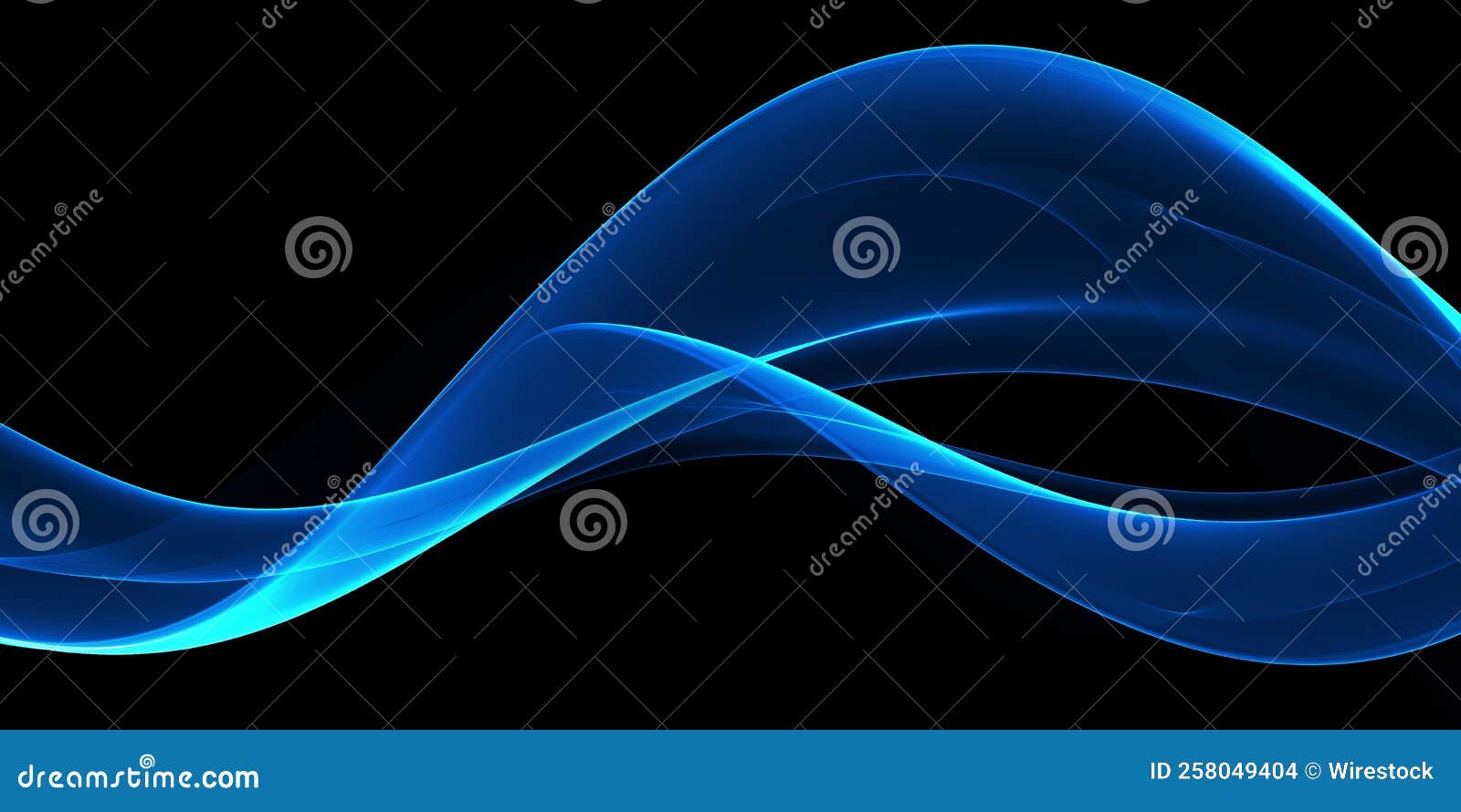 Color Light Blue Abstract Waves Design Stock Illustration ...