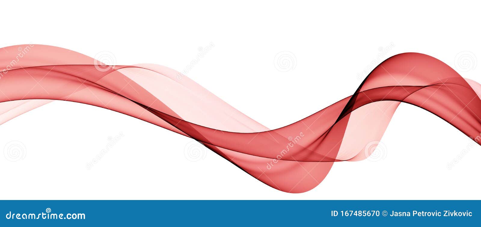 Color Light Red Abstract Waves Design Stock Illustration - Illustration ...
