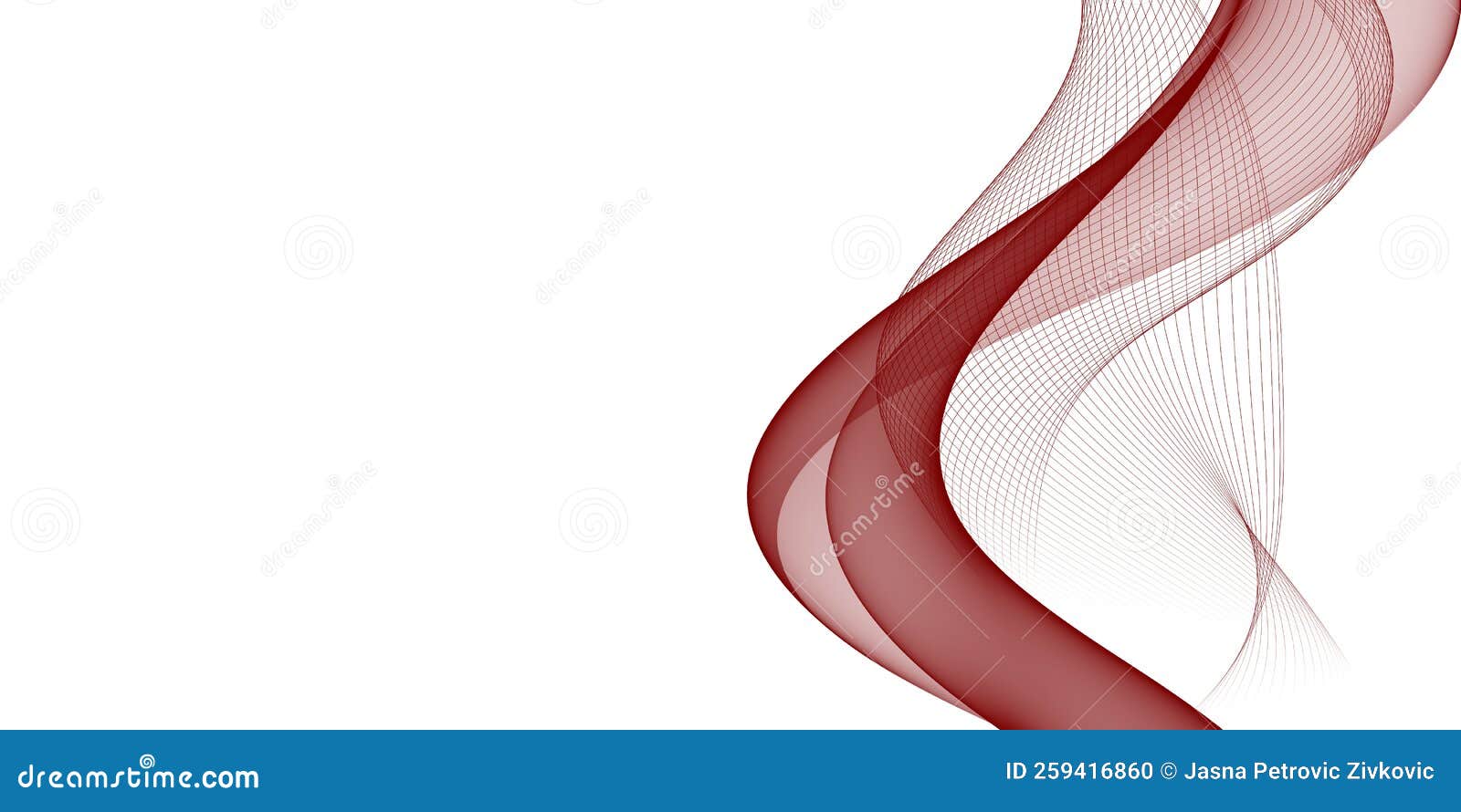 Color Light Red Abstract Waves Design Stock Illustration - Illustration ...