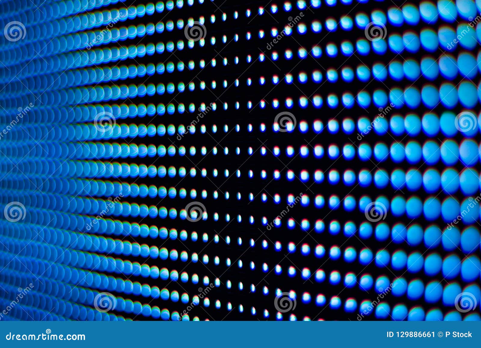 Color of the Light from the Screen LED Light. Stock Image - Image of ...