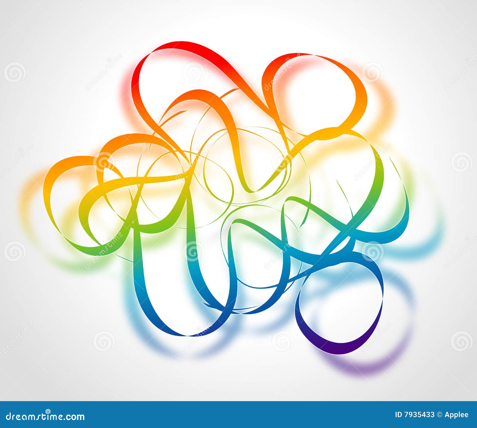 Color Lines Abstract Background Stock Illustration - Illustration of ...