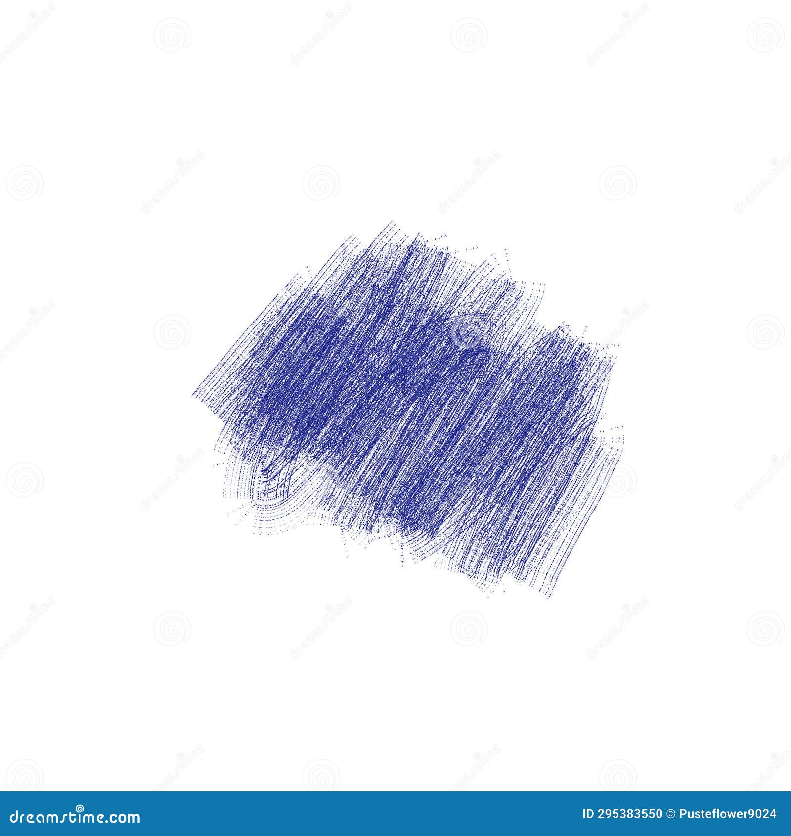 Blue Colorpencil Scribble on White Background Stock Photo - Image of ...