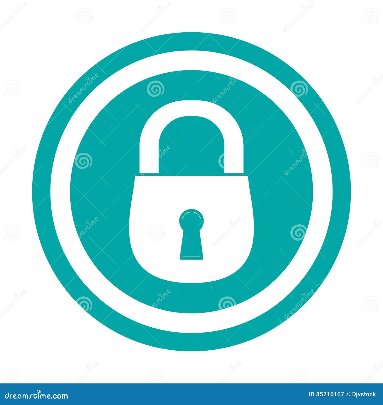 Color Lock Icon Image Design Stock Illustration - Illustration of black ...