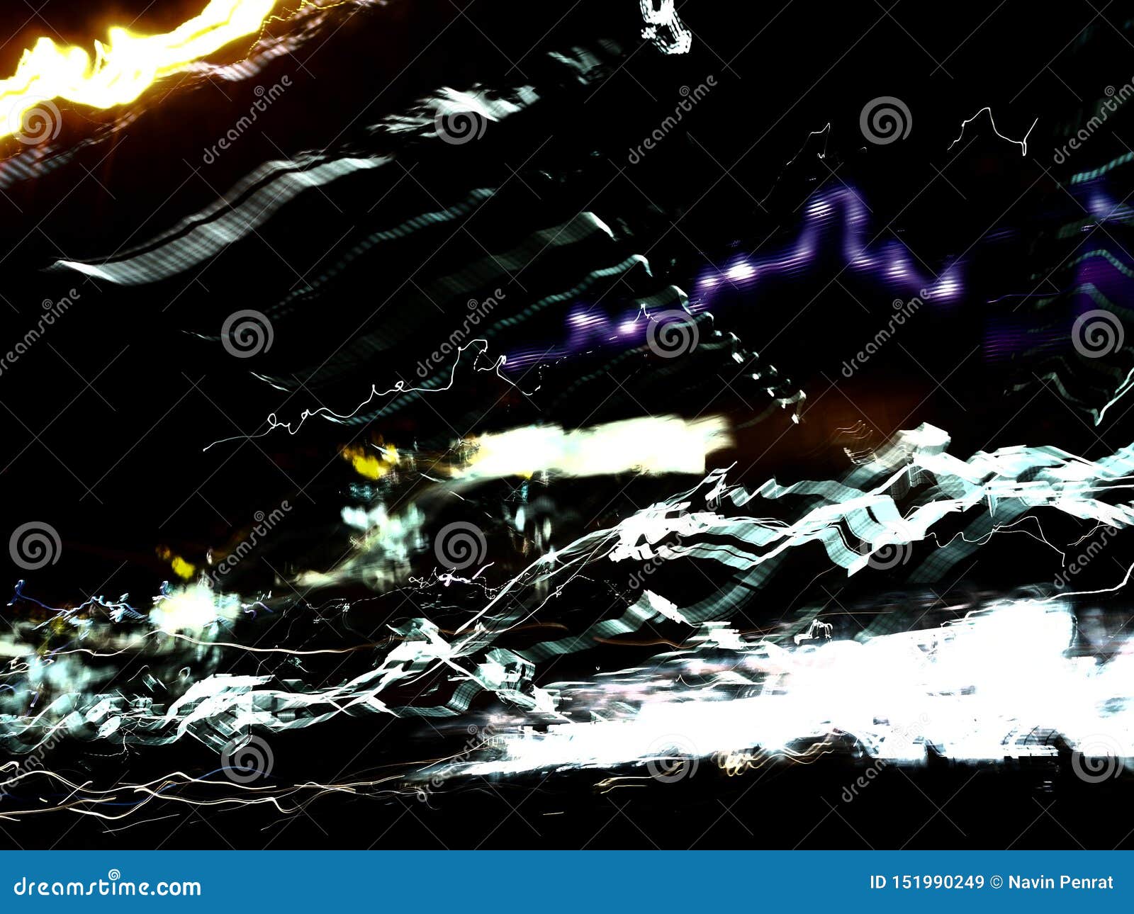 Color Magic Line. Abstract Pattern.for Light Overlays Background Stock ...