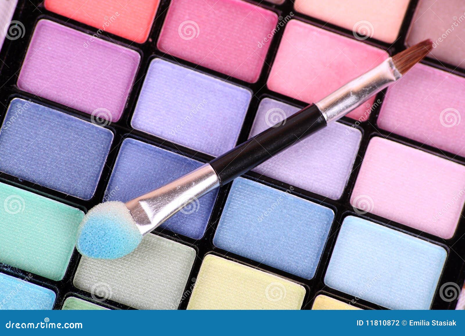 Color Makeup Palette stock photo. Image of eyeshadows - 11810872