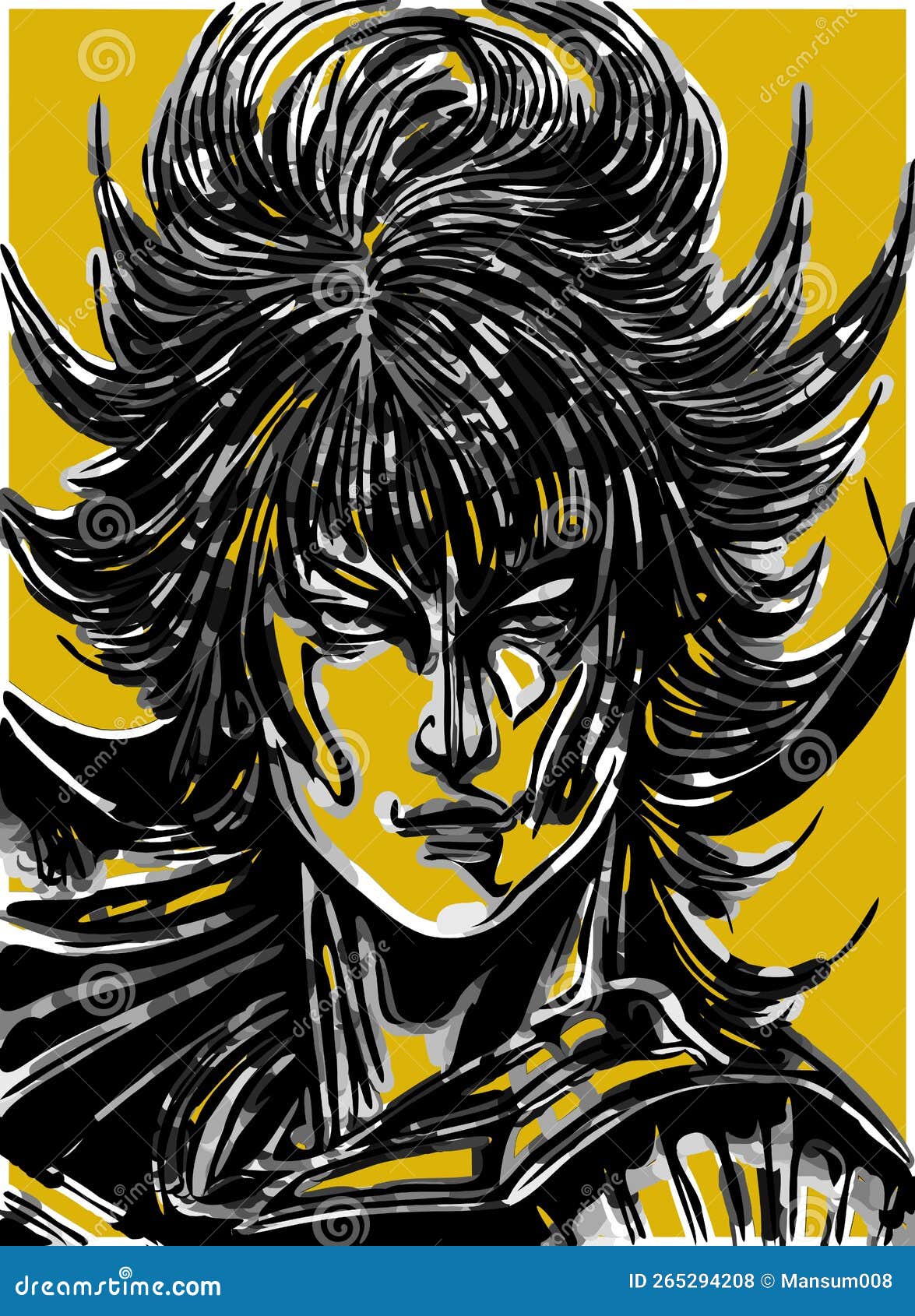 Color of man cartoon stock illustration. Illustration of drawing ...