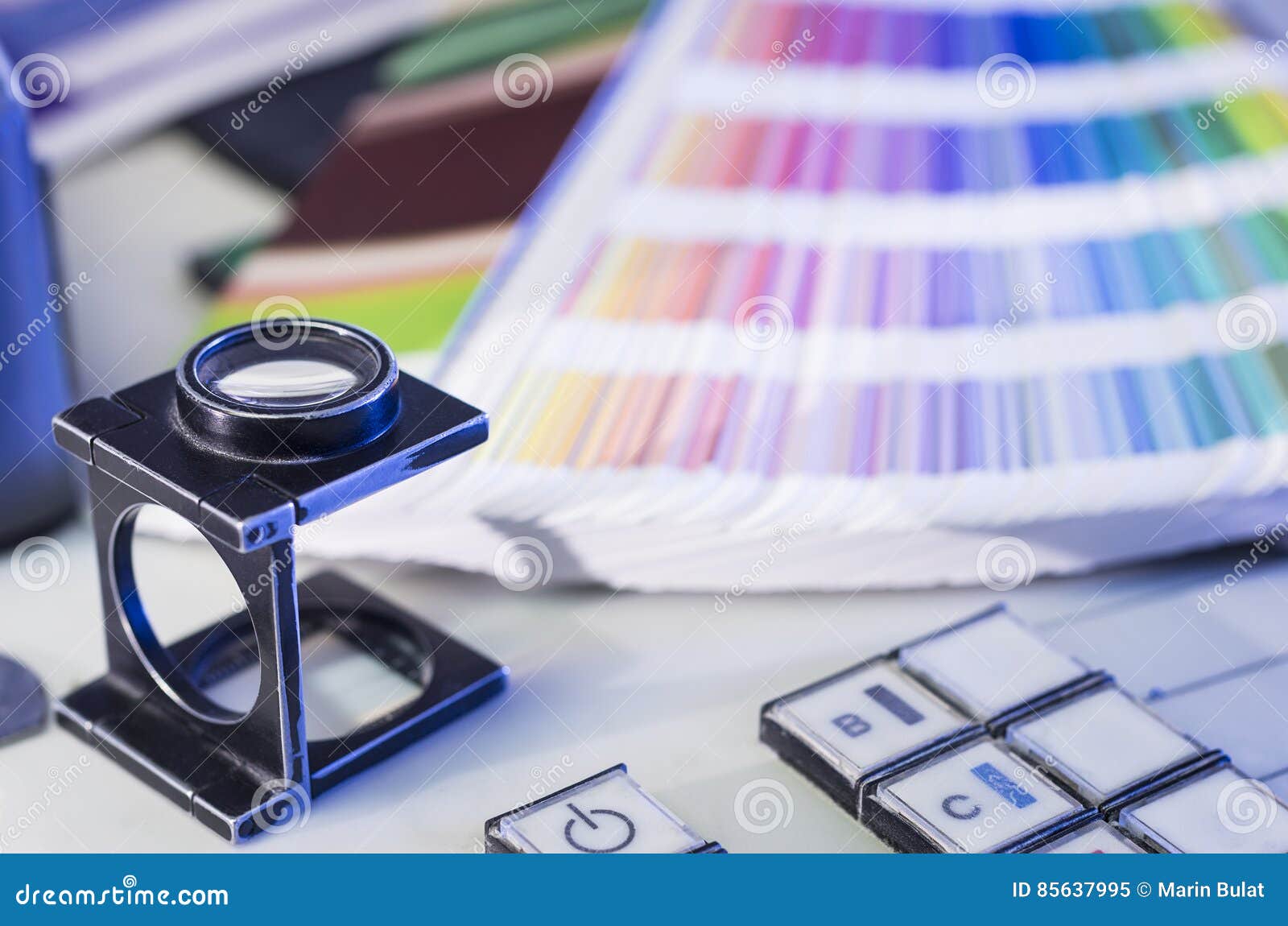 Color Management in Printing Process Stock Image - Image of paint ...