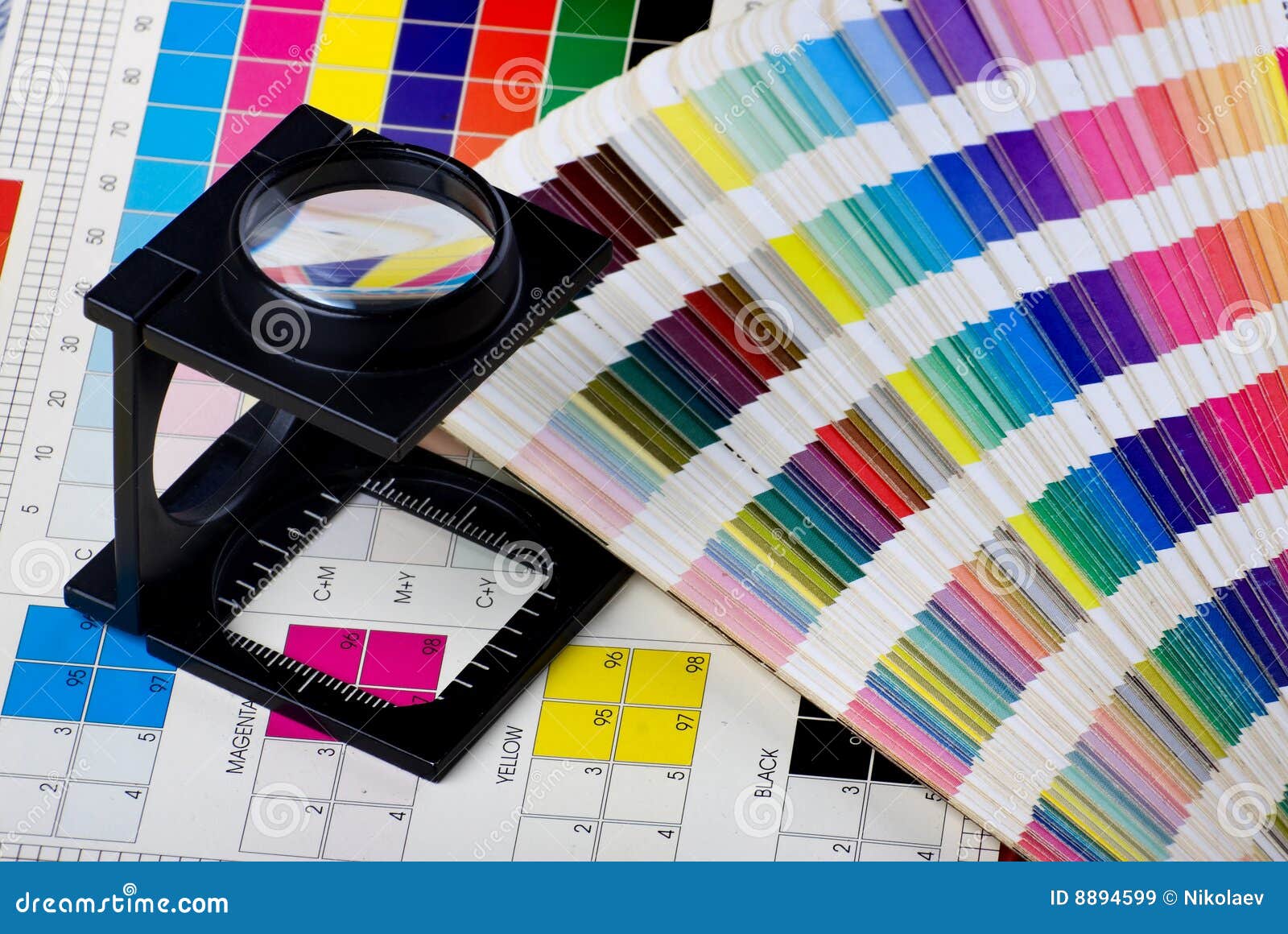 Color management set stock image. Image of lens, linen - 8894599