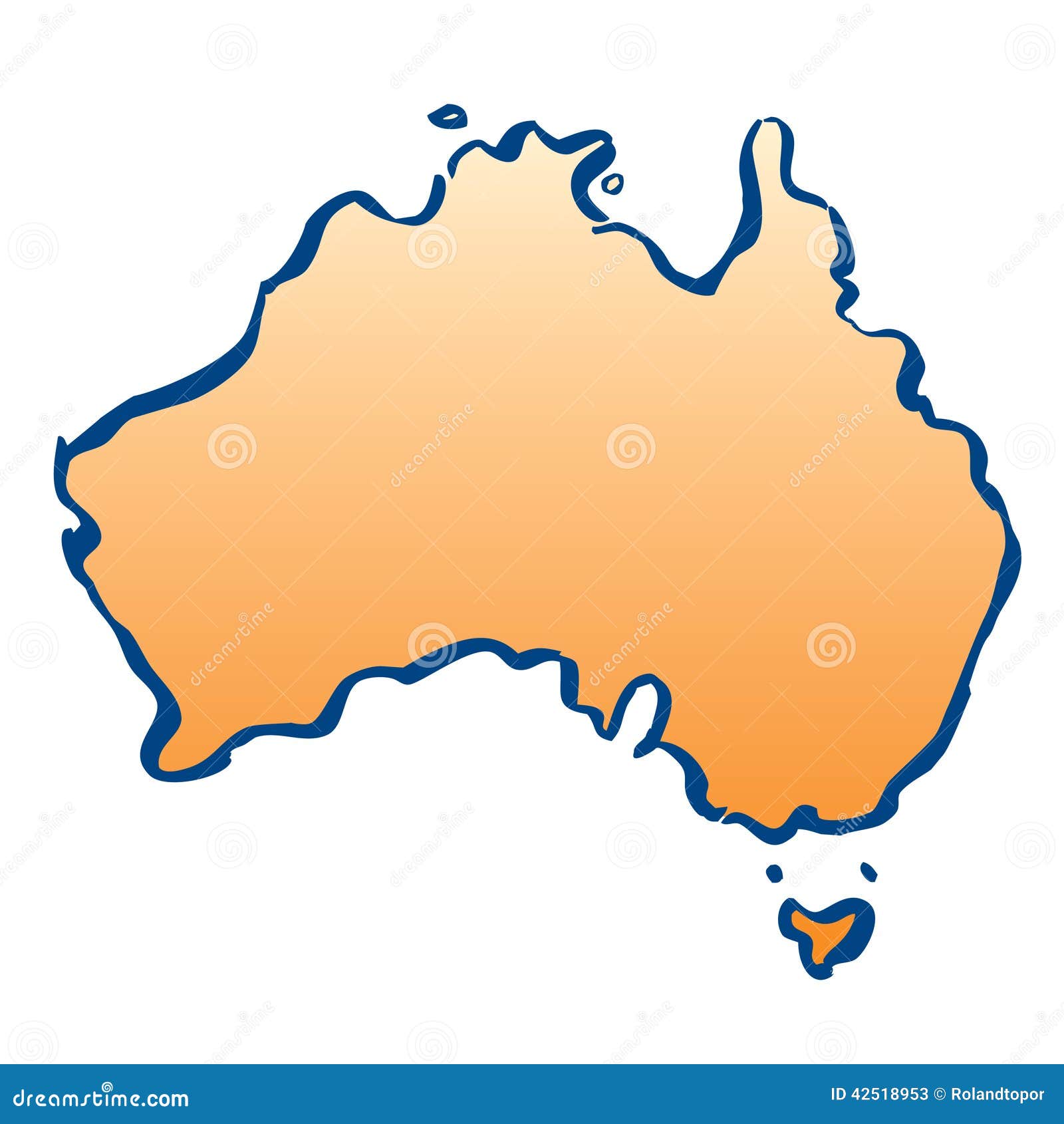 australian map to color