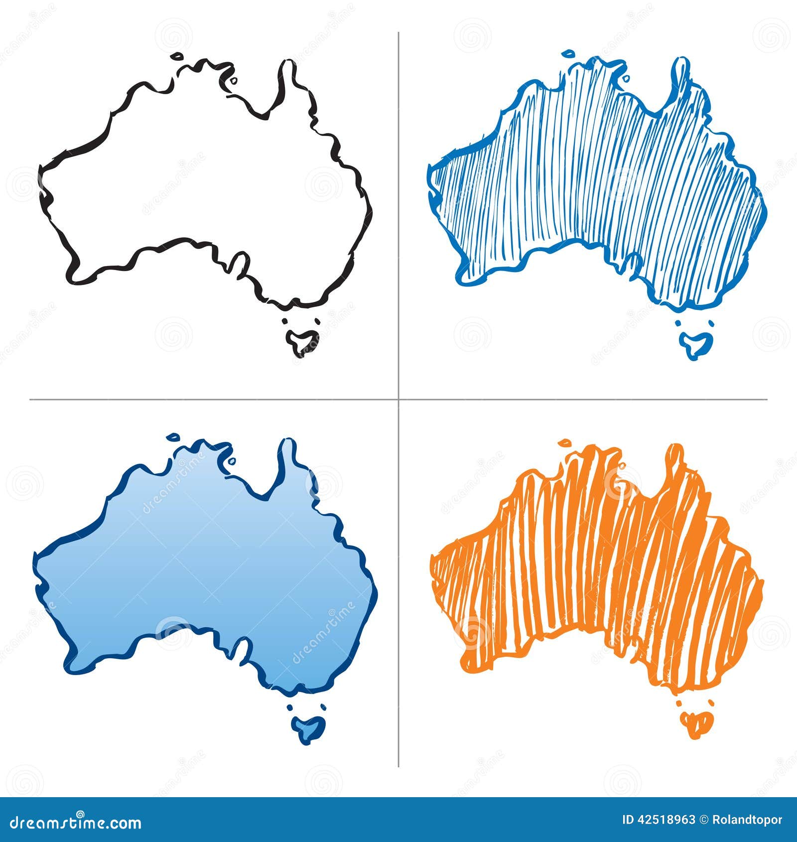 australian map to color