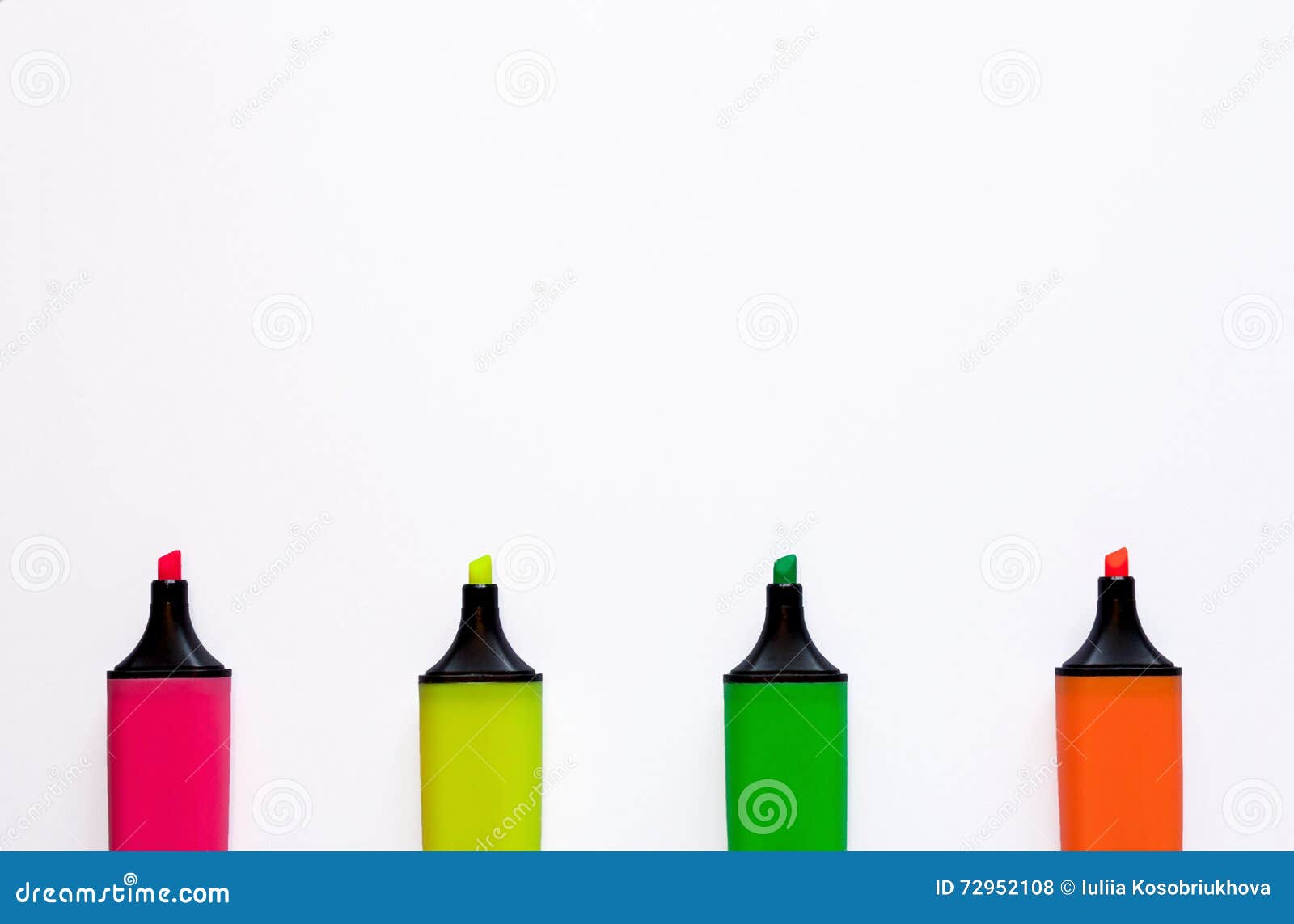 Color markers stock photo. Image of colored, green, felttip - 72952108