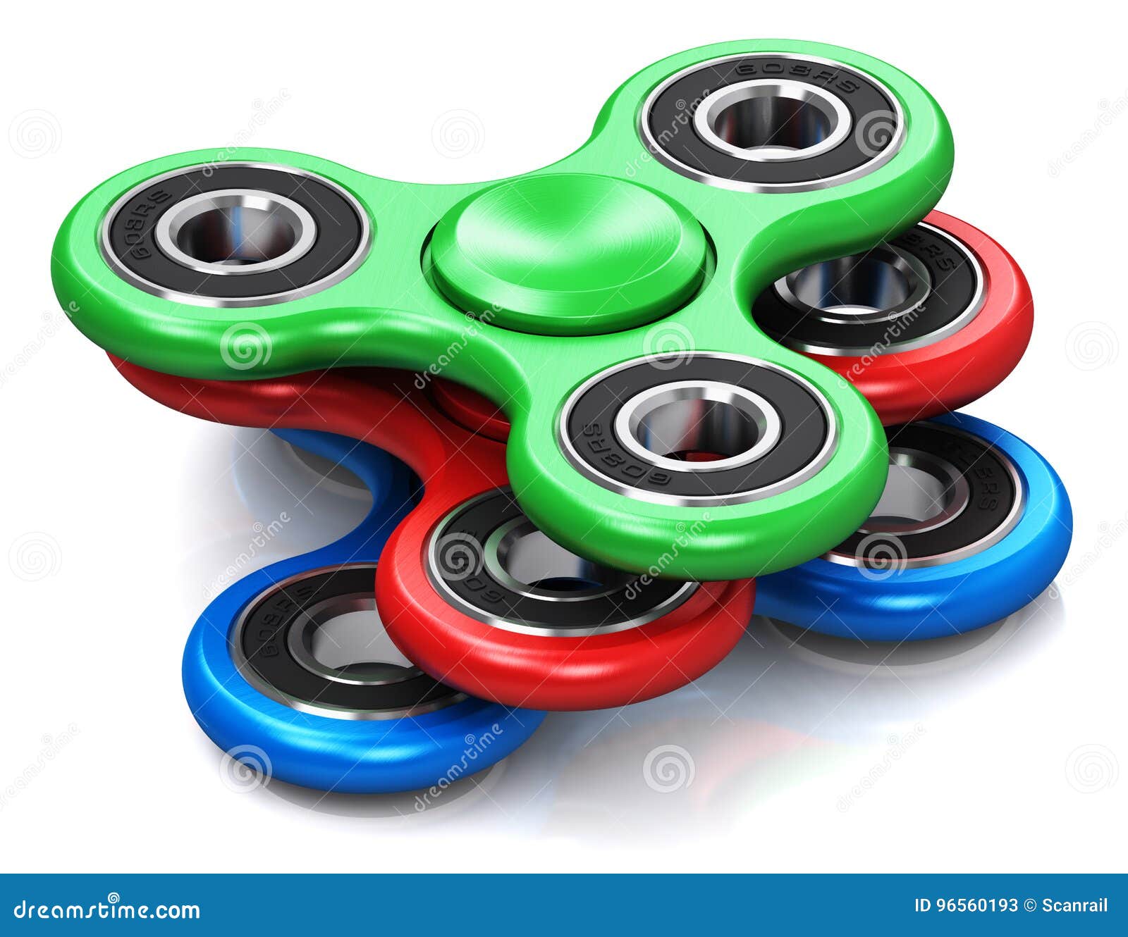 Color Metal Fidget Spinners Stock Illustration - Illustration of color ...
