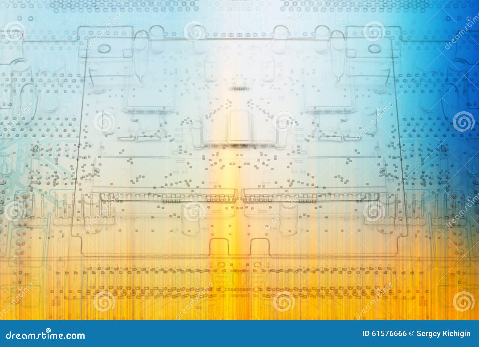 Color Microelectronics Background Stock Photo - Image of abstract ...