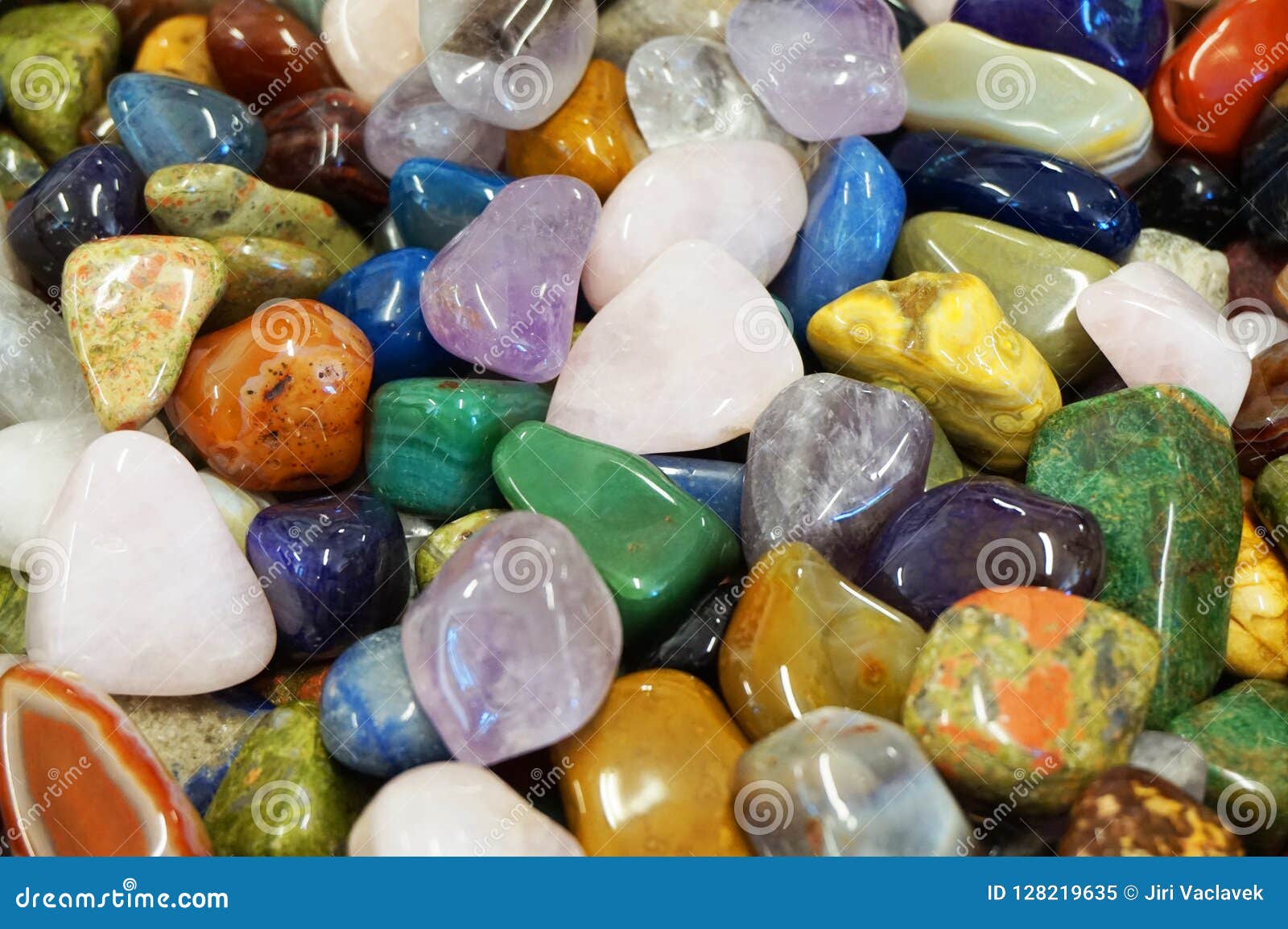 Color Mineral Stones Texture Stock Image - Image of pebble, texture ...