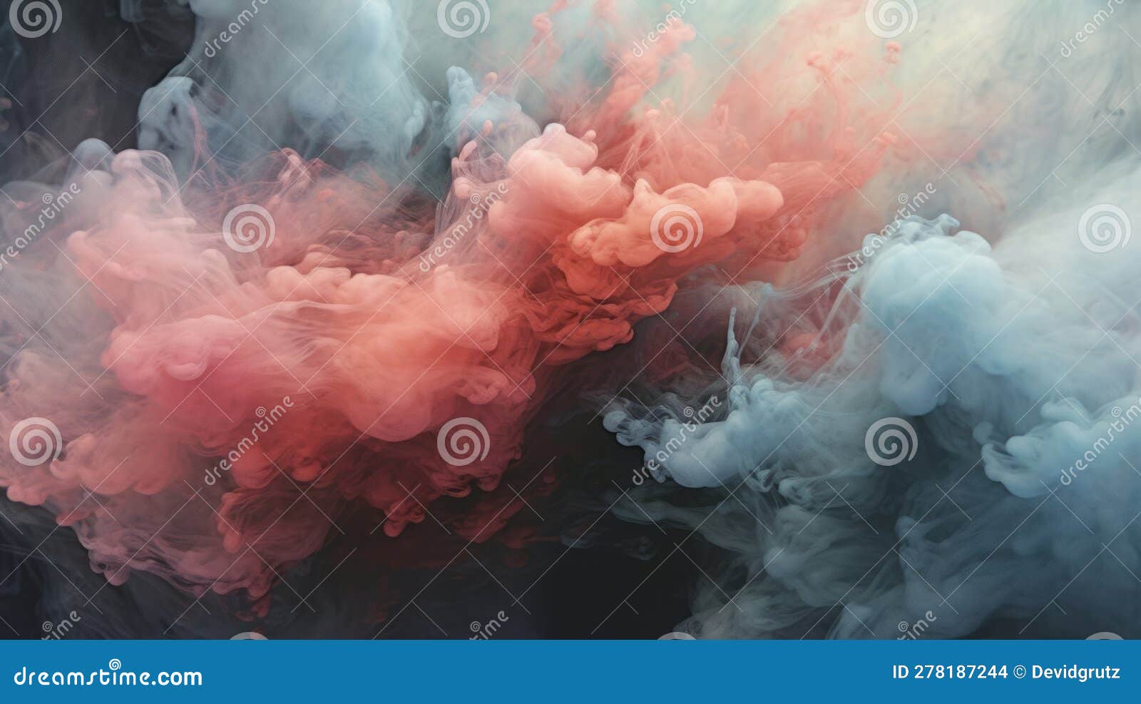 Color Mist. Ink Water. Haze Texture. Generative AI Stock Photo - Image ...