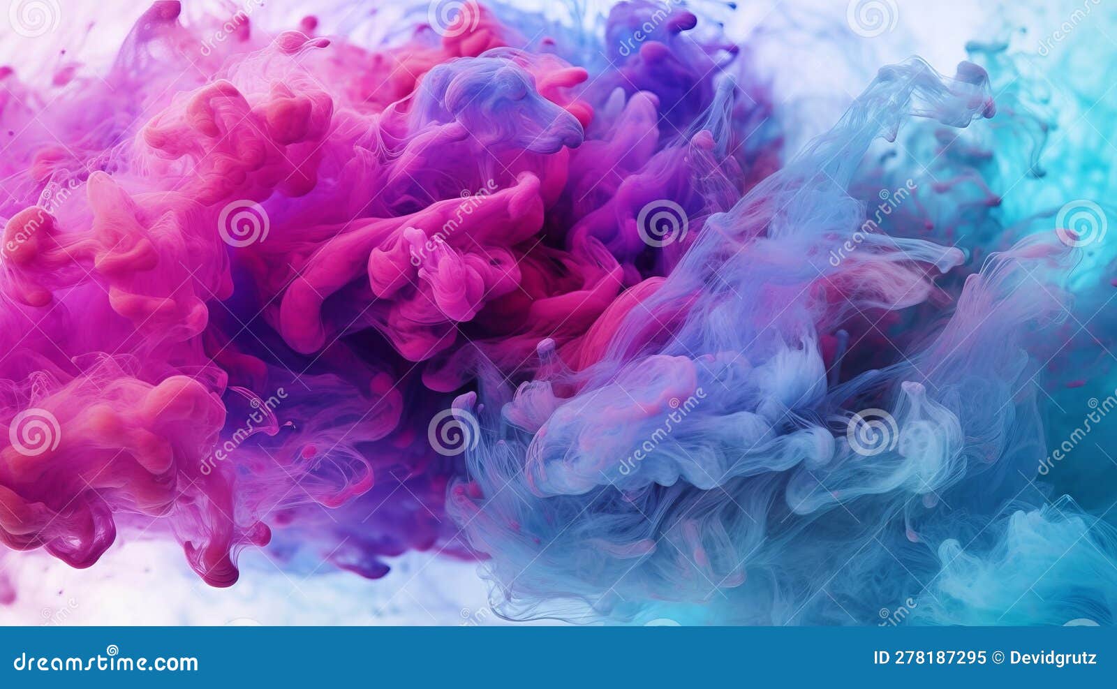 Color Mist. Ink Water. Haze Texture. Generative AI Stock Illustration ...