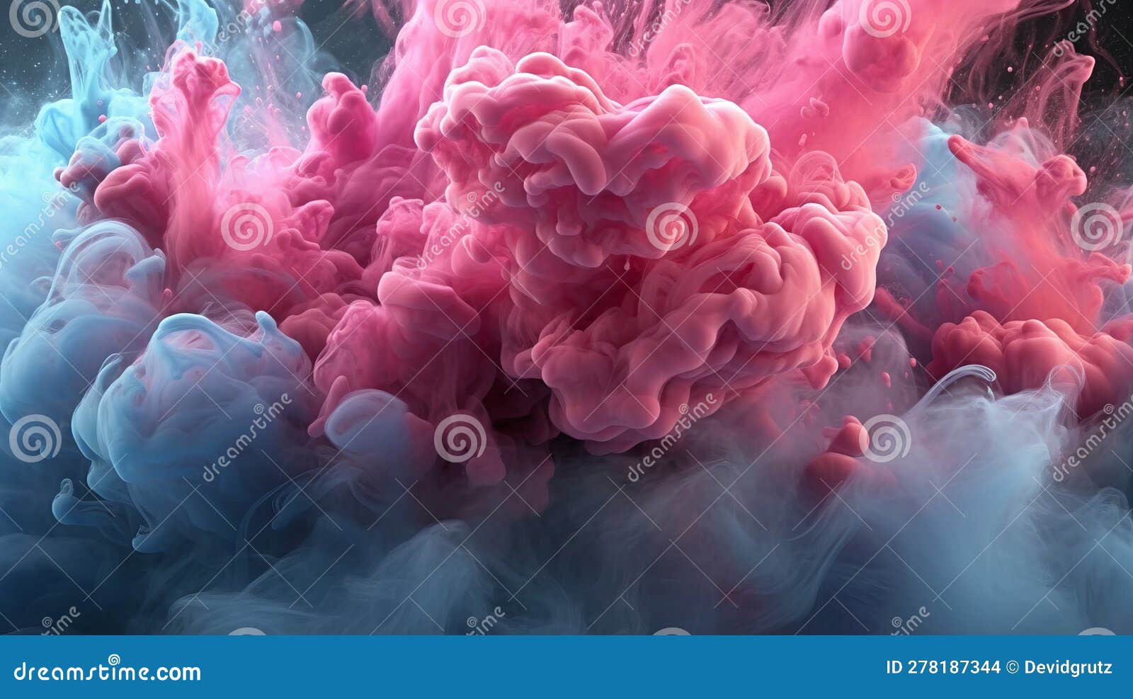 Color Mist. Ink Water. Haze Texture. Generative AI Stock Illustration ...