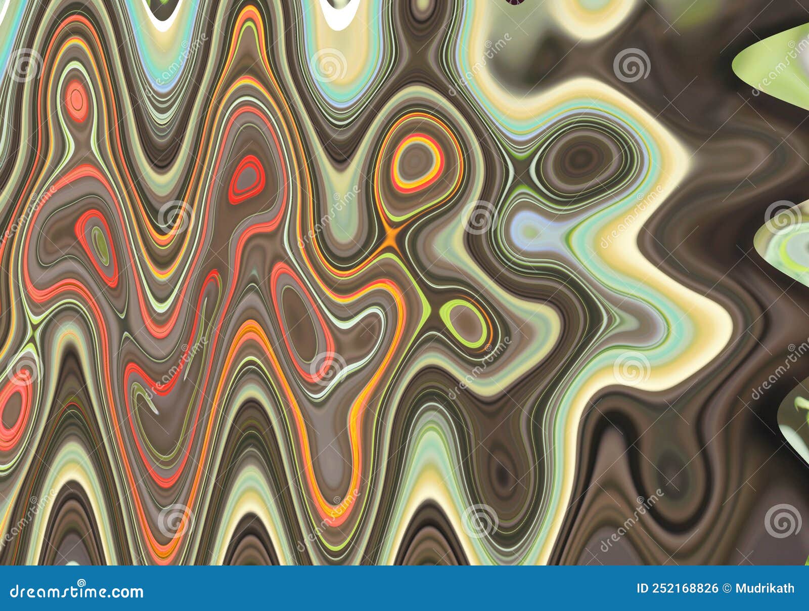 Color Mixed Circle Texture Background Stock Illustration - Illustration ...