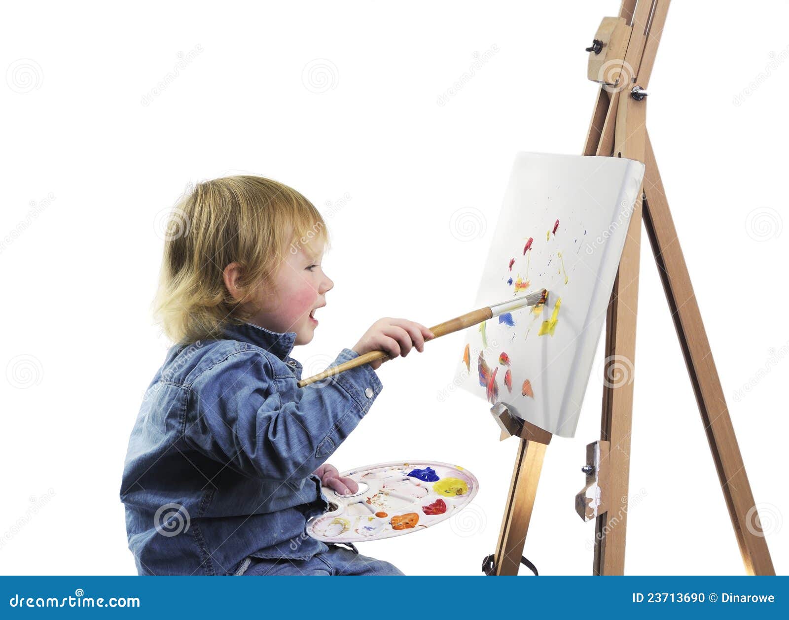 Color Mixing stock photo. Image of color, creative, child - 23713690