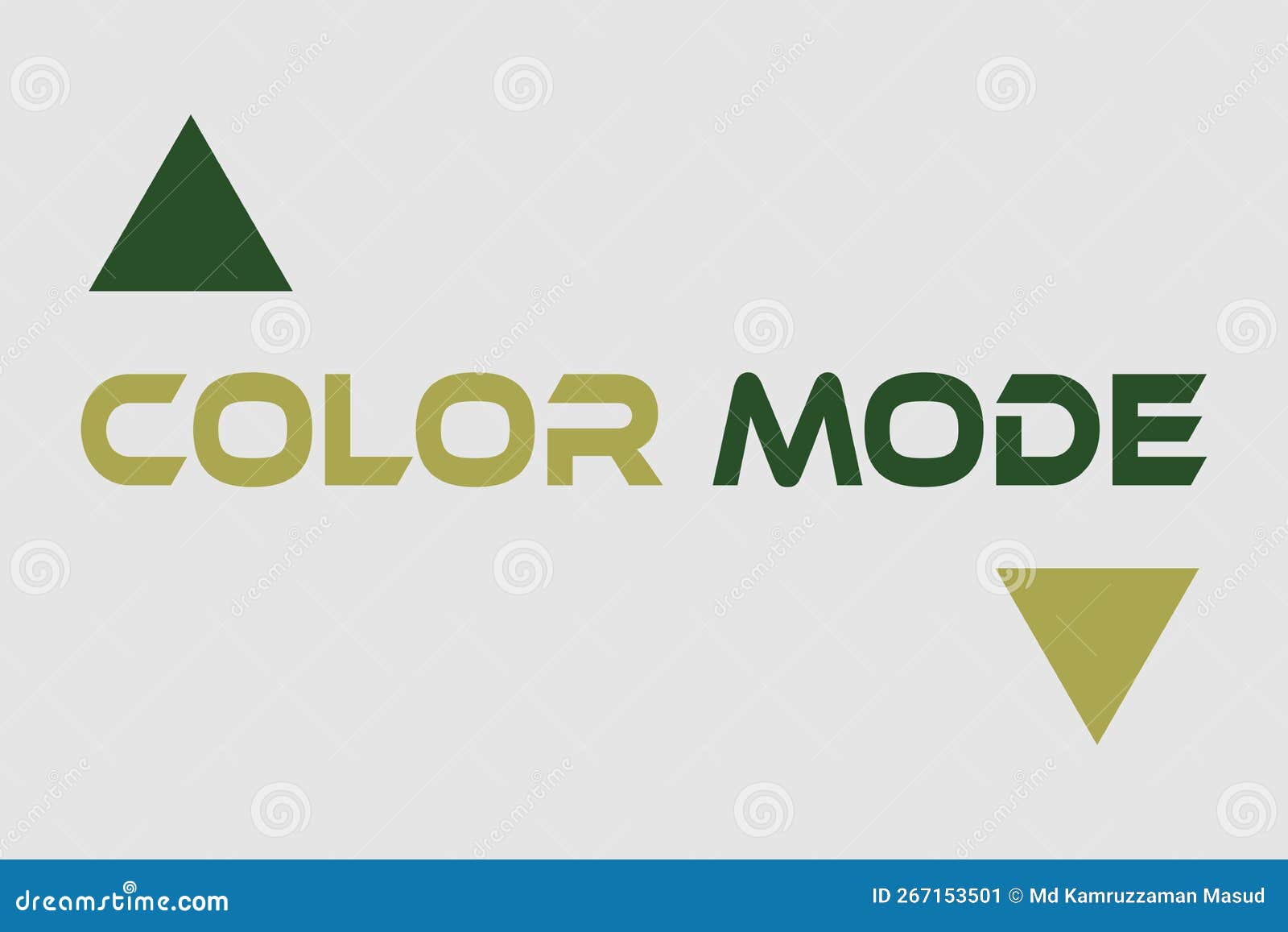 COLOR MODE Text Vector T-shirt Design. Up and Down Sign Vector Design ...