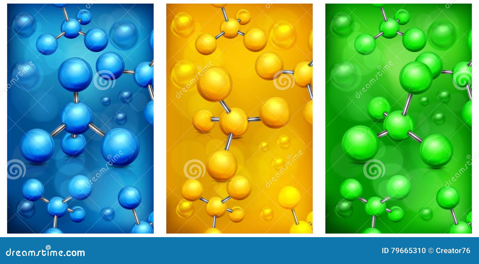 Color molecules background stock vector. Illustration of background ...