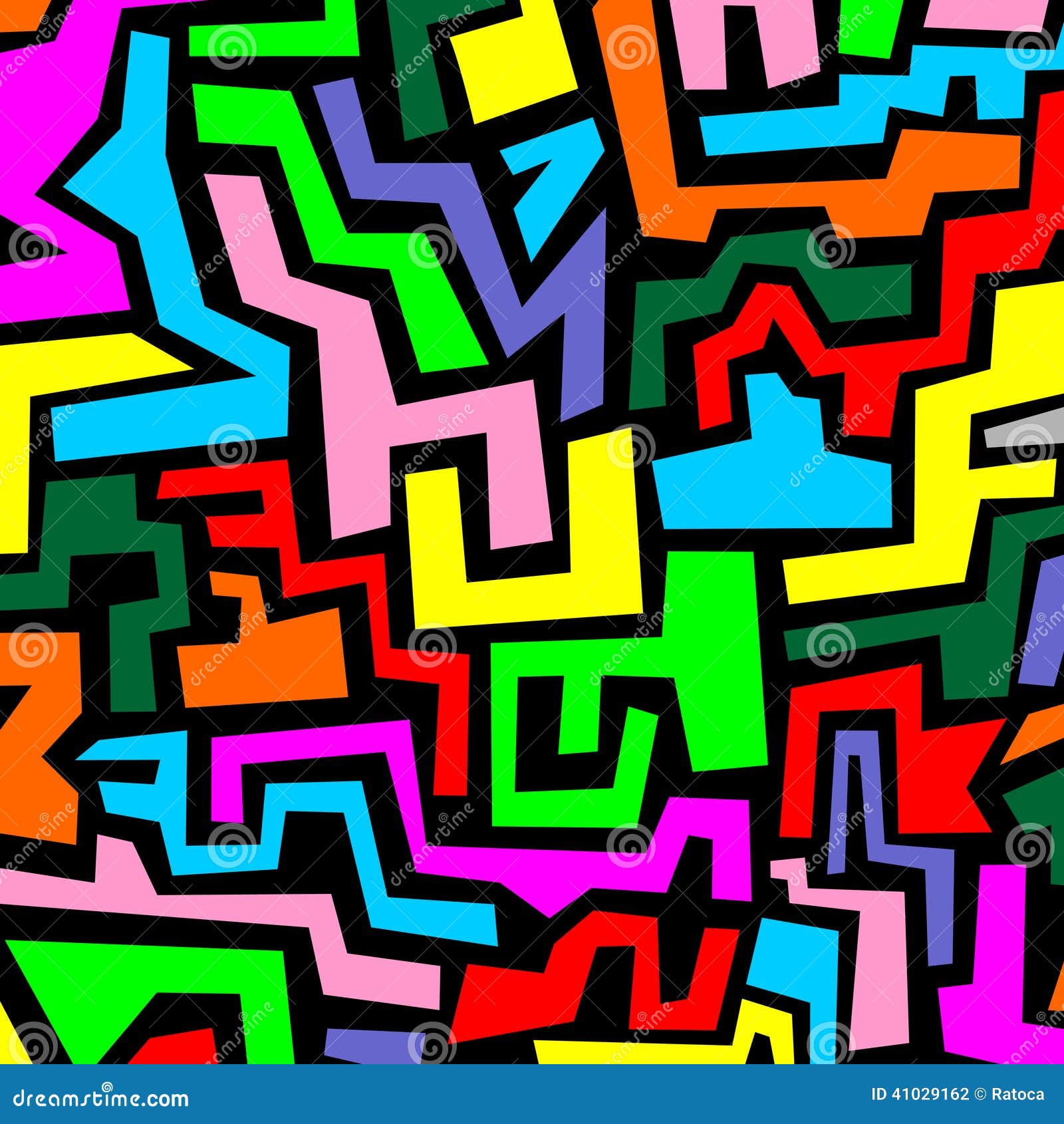 Color mosaic stock vector. Illustration of mosaic, creative - 41029162