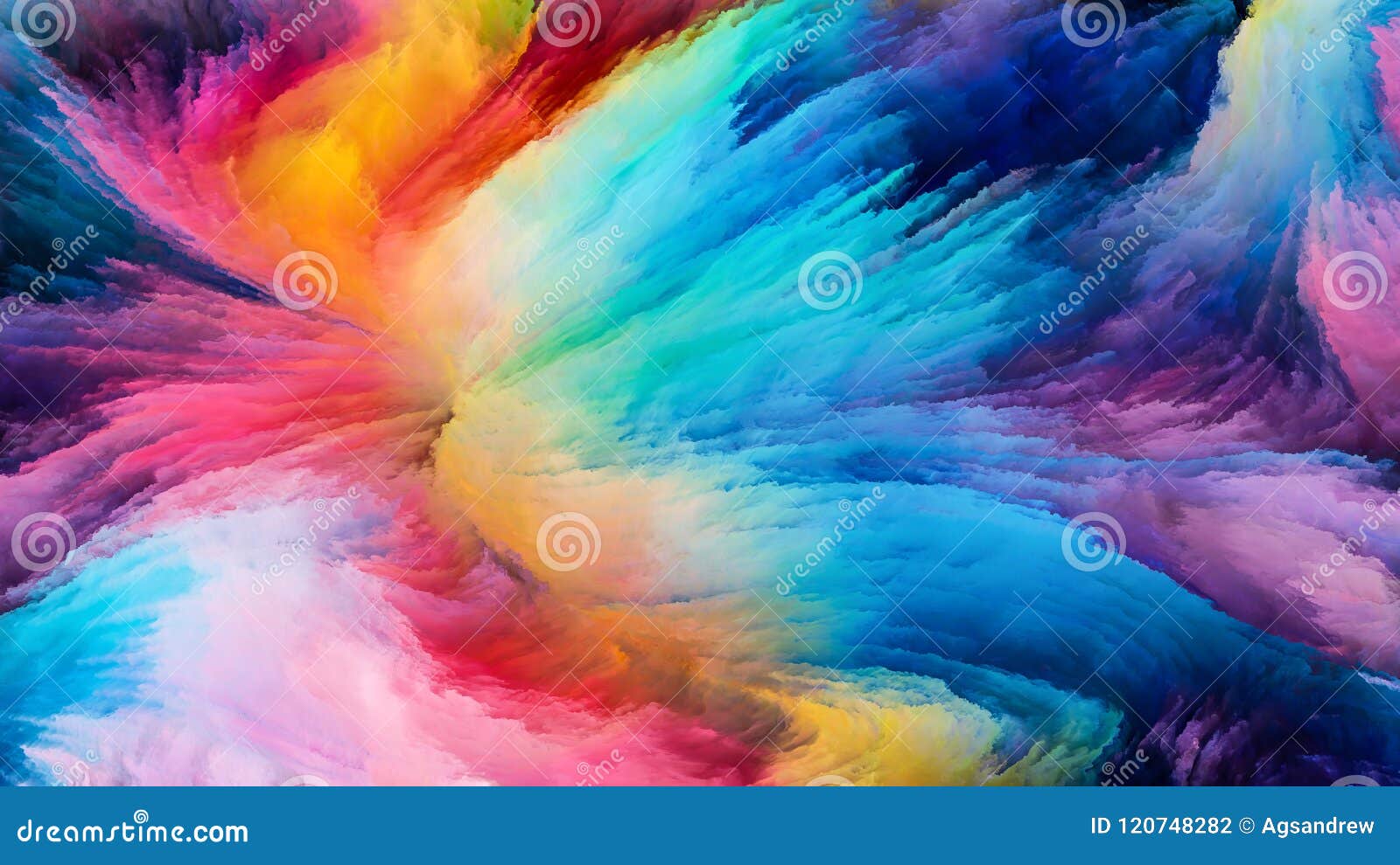 Colorful Paint Particles stock illustration. Illustration of swirl ...
