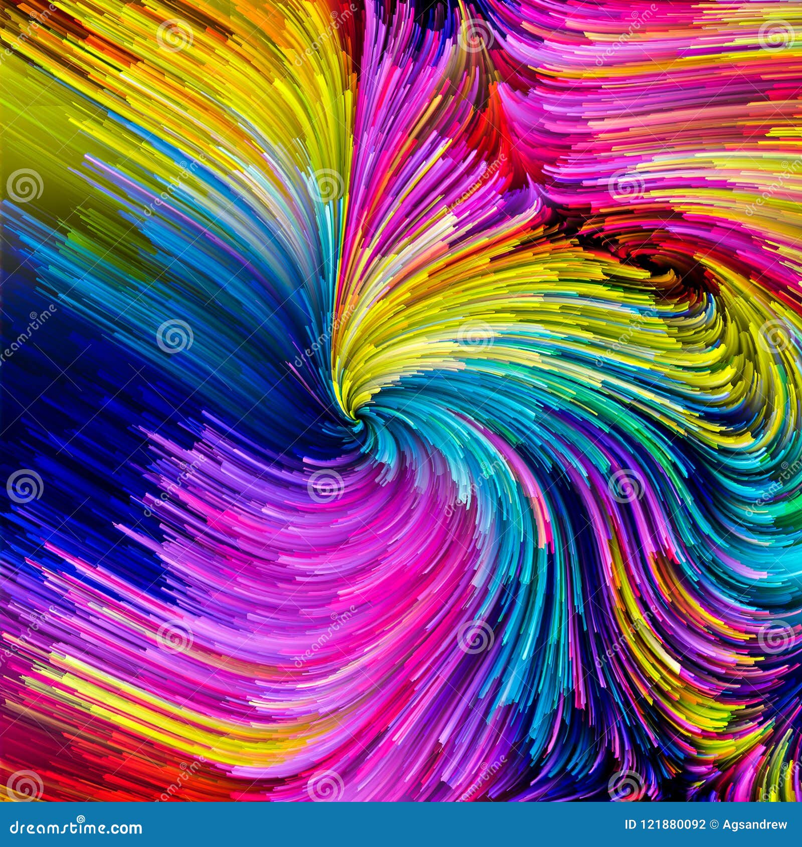 Colorful Paint Particles stock illustration. Illustration of energy ...