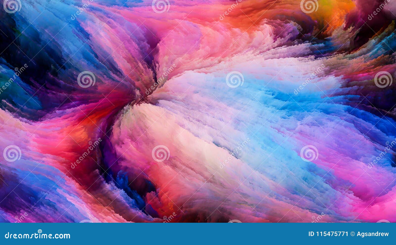 Way of Colorful Paint stock image. Image of flow, dynamism - 115475771