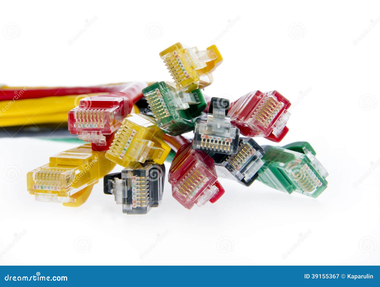 Color network cables stock image. Image of color, isolated - 39155367