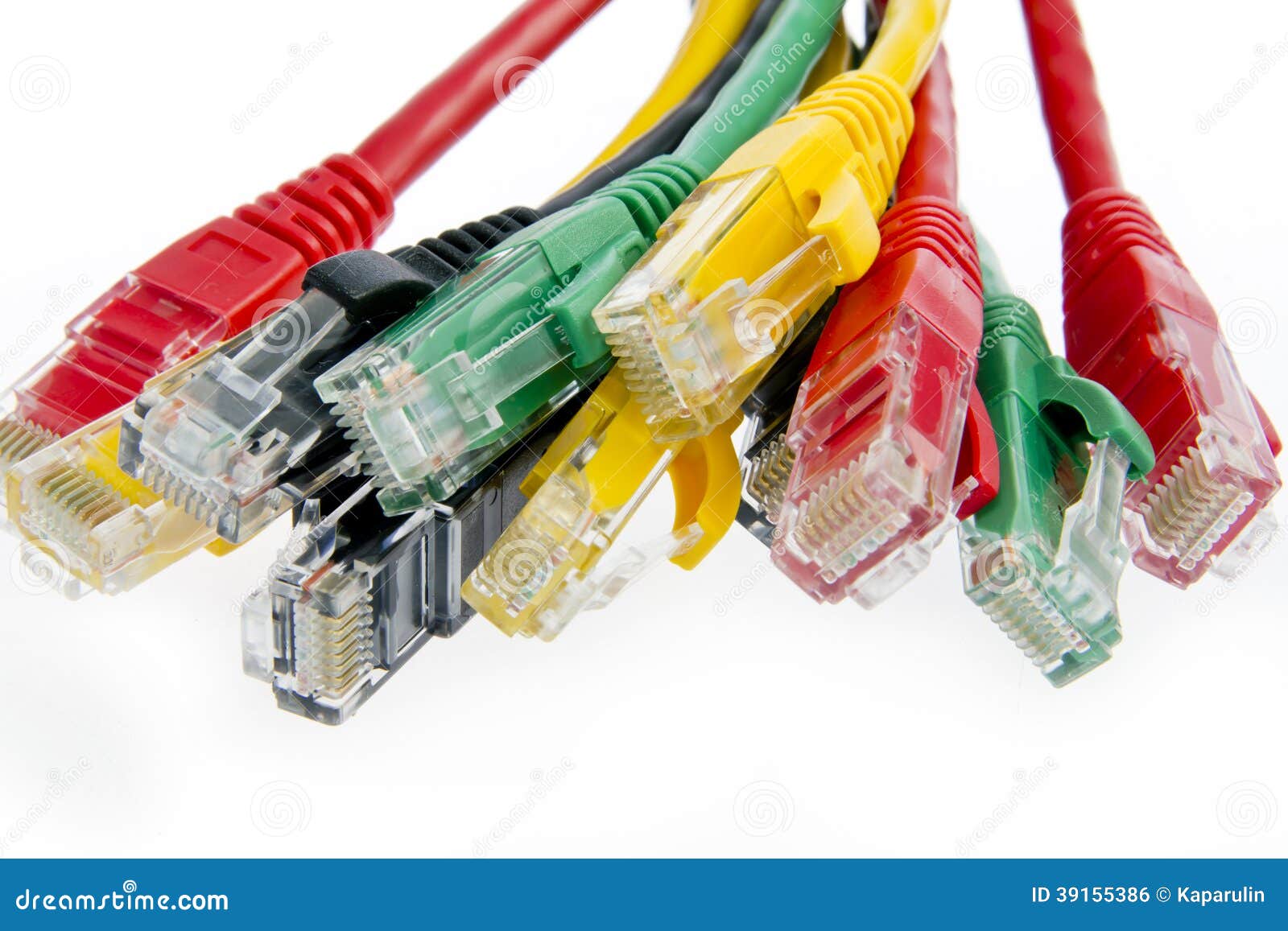 Color network cables stock photo. Image of orange, wire - 39155386