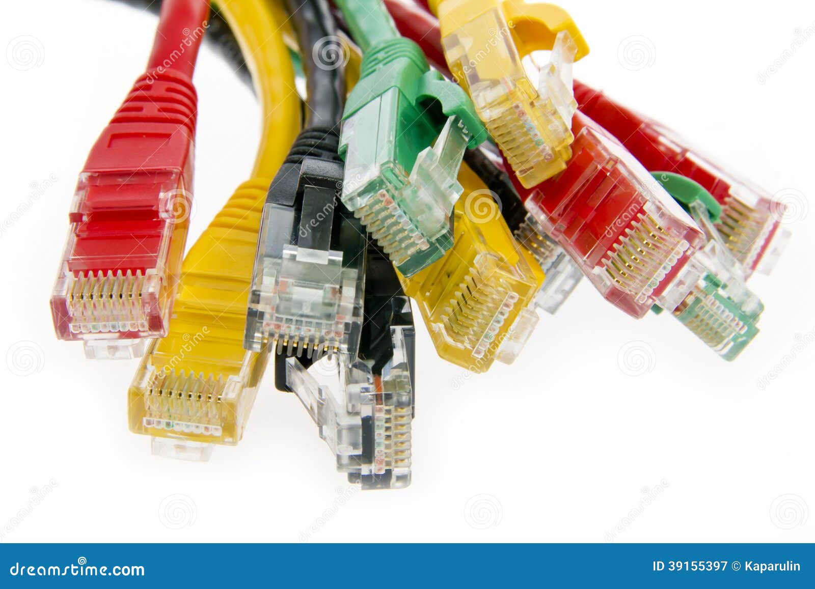 Color network cables stock image. Image of multi, communication - 39155397