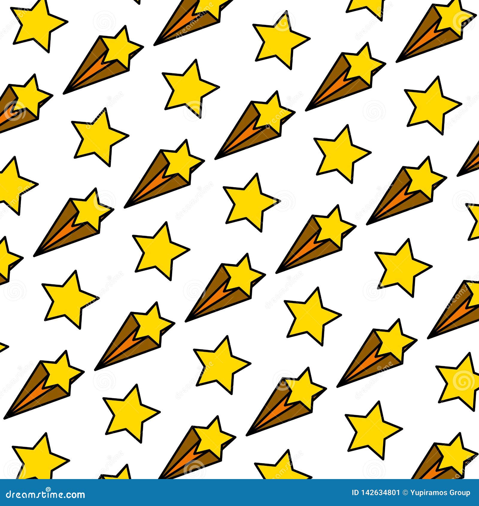 Color Nice Shooting Star Art Background Stock Vector - Illustration of ...