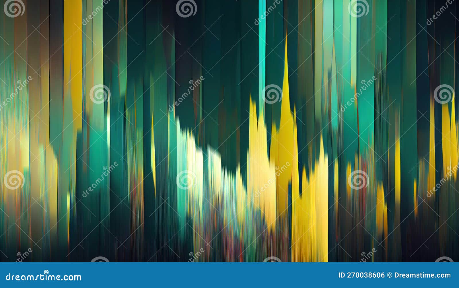 Color Noise Abstract Background Green Yellow Lines AI Generated Stock ...